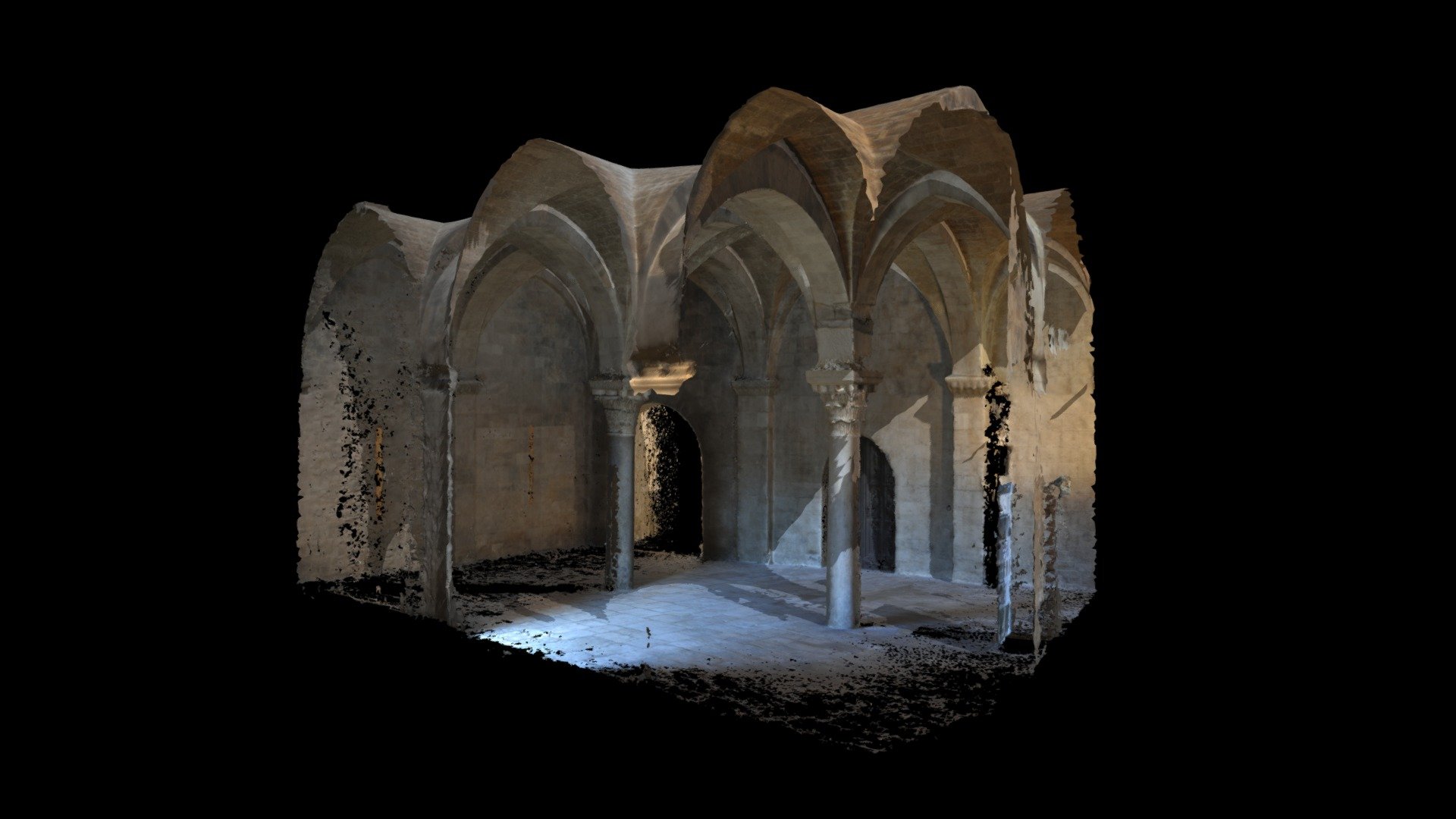 Atrio federiciano castello Bari - 3D model by paolo_perfido [43031fe ...