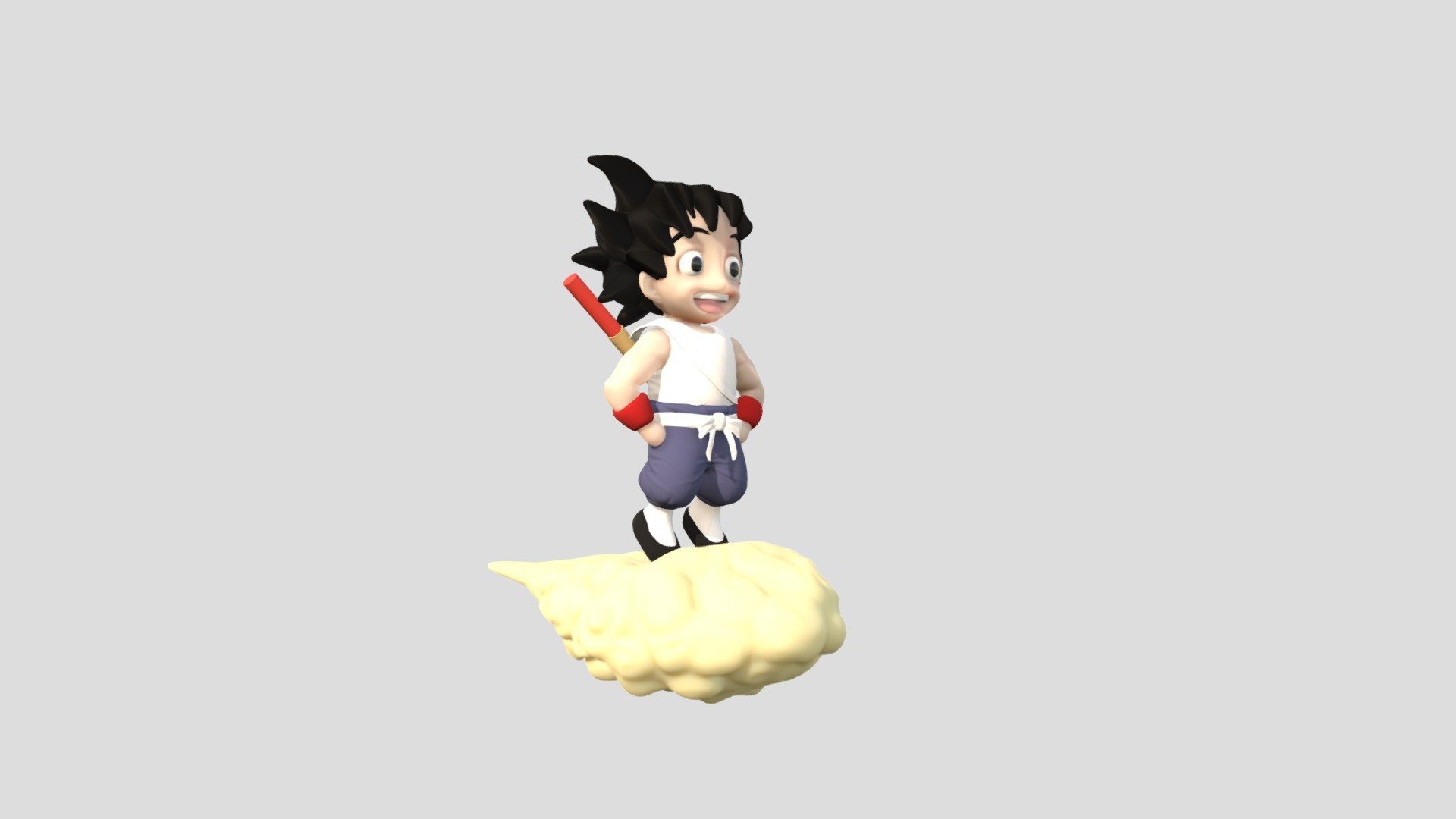 kid goku - Download Free 3D model by graduisc [430377a] - Sketchfab