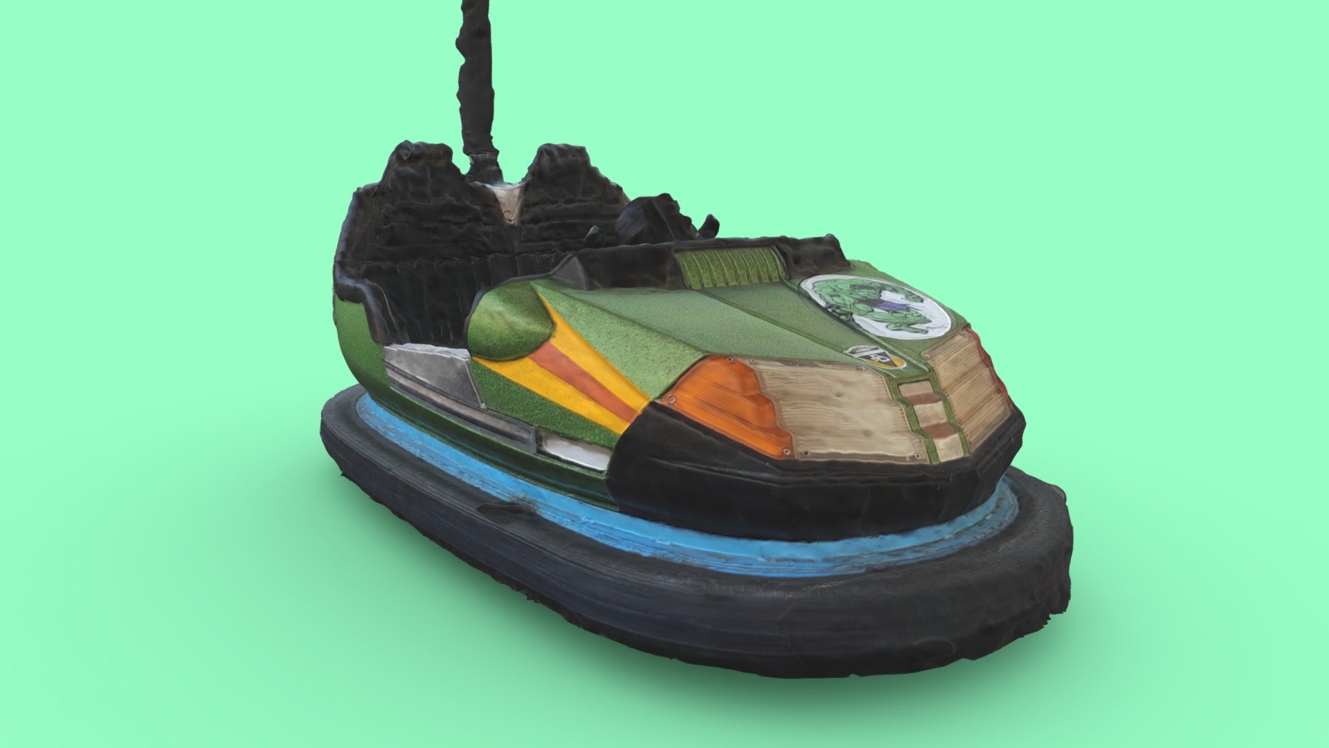 3D Scan of a Dodgem Car - Number 12 - Buy Royalty Free 3D model by ...