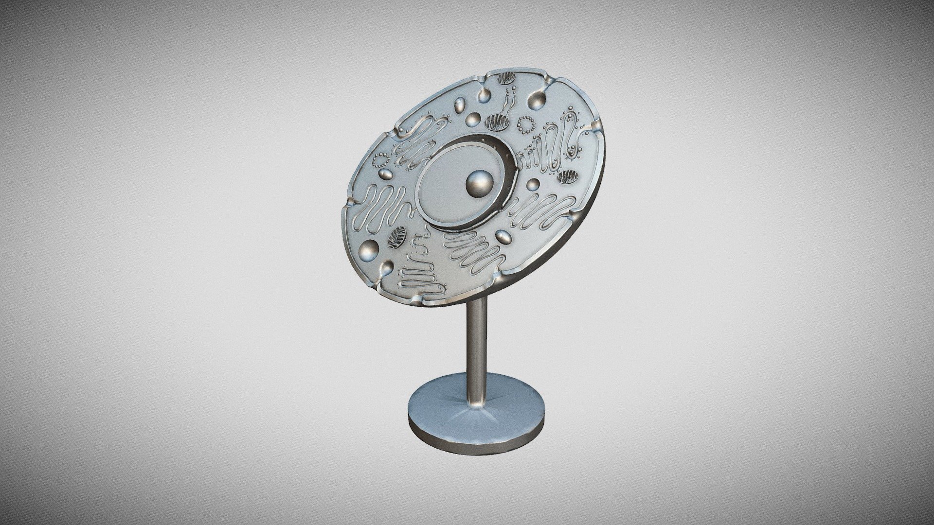 animal cell model 3D print model - Buy Royalty Free 3D model by ...