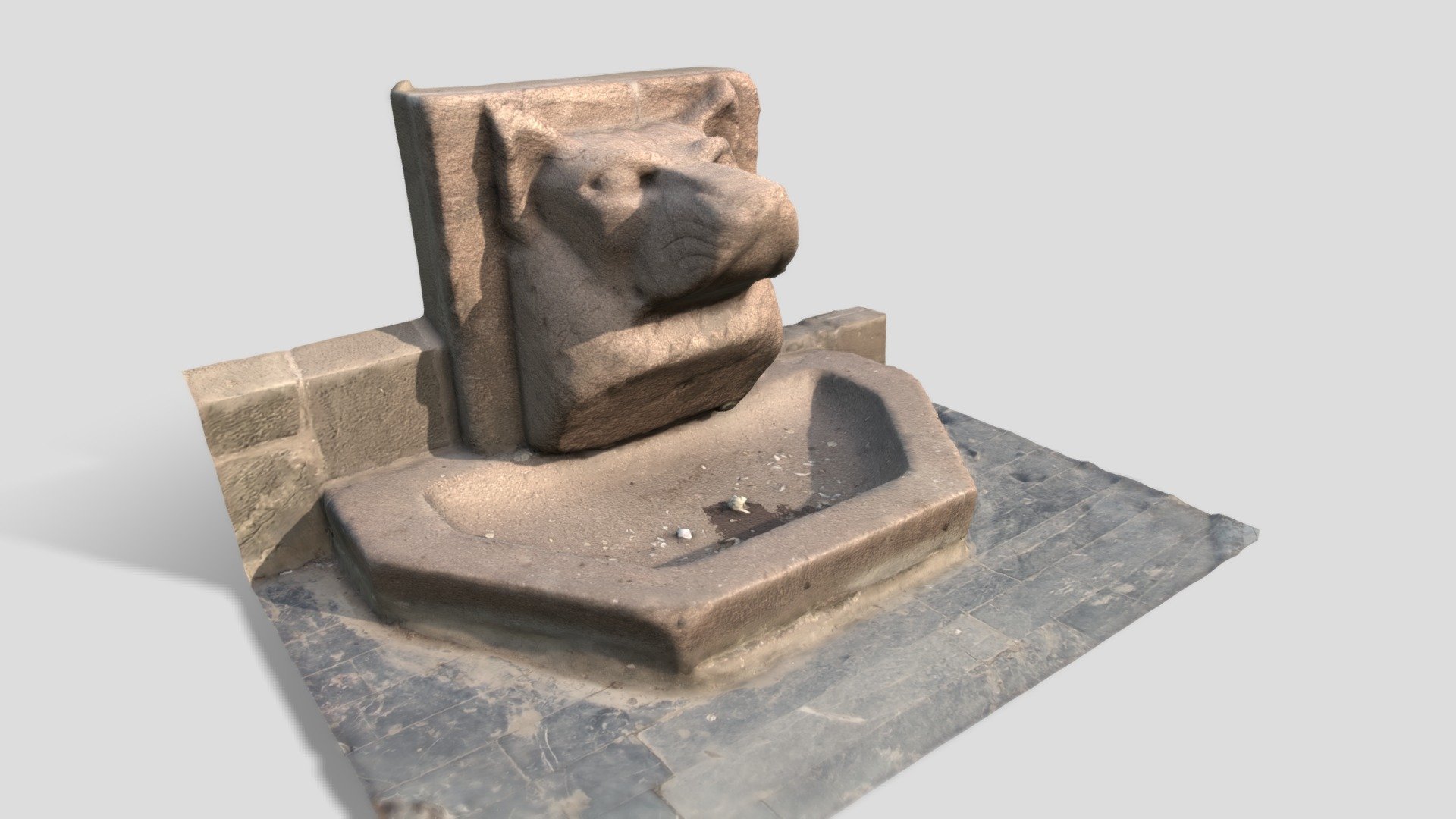 Ankara Ulus Atatürk Heykeli kaidesindeki Bozkurt - Download Free 3D ...