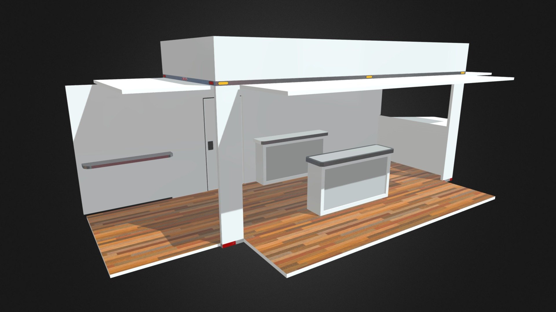 HMS Small Drop Trailer - 3D model by Hirschfeld Marketing Solutions ...