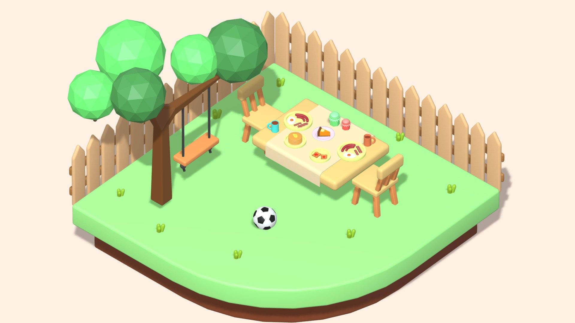 Garden - Download Free 3D model by Dream Studio art (@mohammadsayahi05 ...