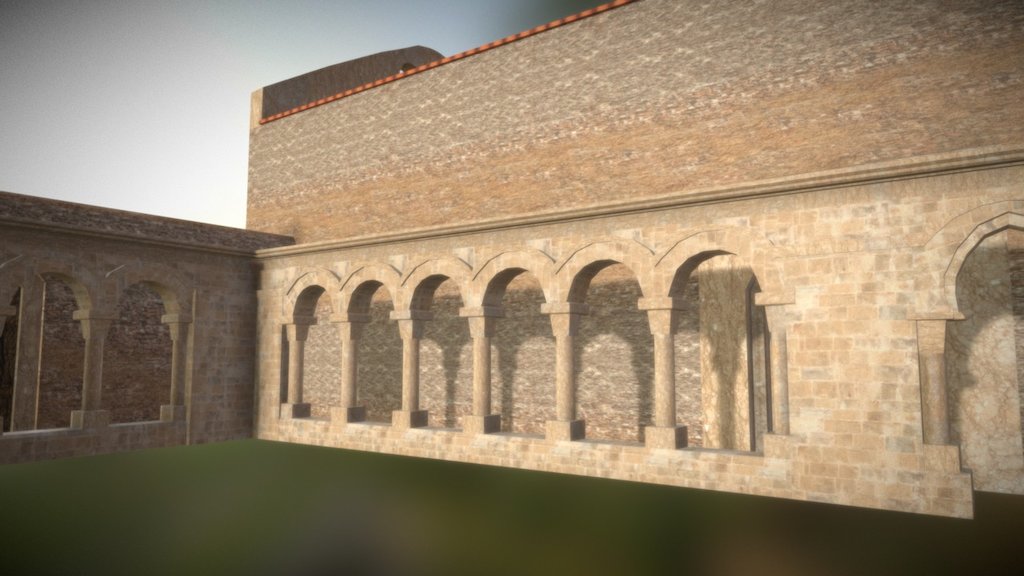 Monasterio de San Juan de Duero - 3D model by Victor Hugo Franco ...