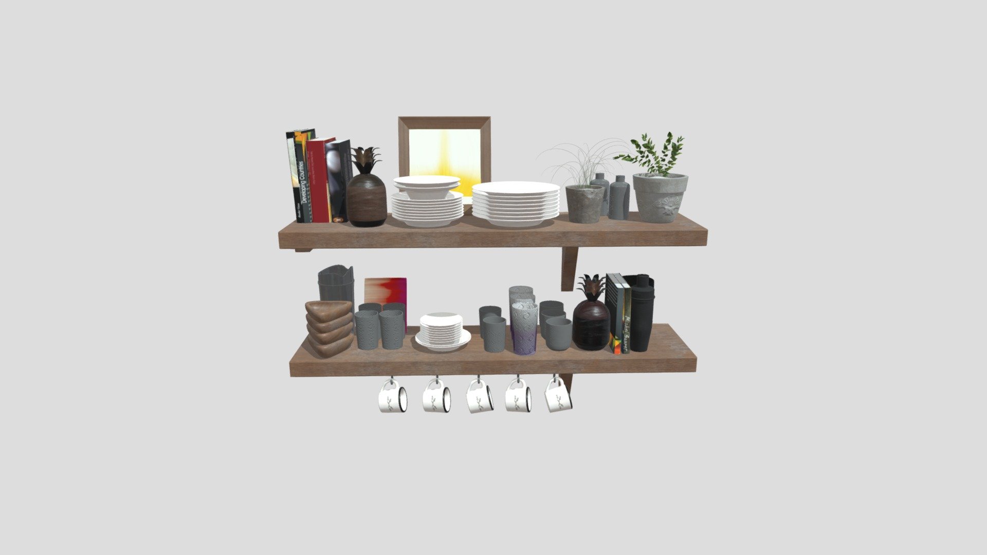 kitchen props 16 AM231 Archmodel - Buy Royalty Free 3D model by ...