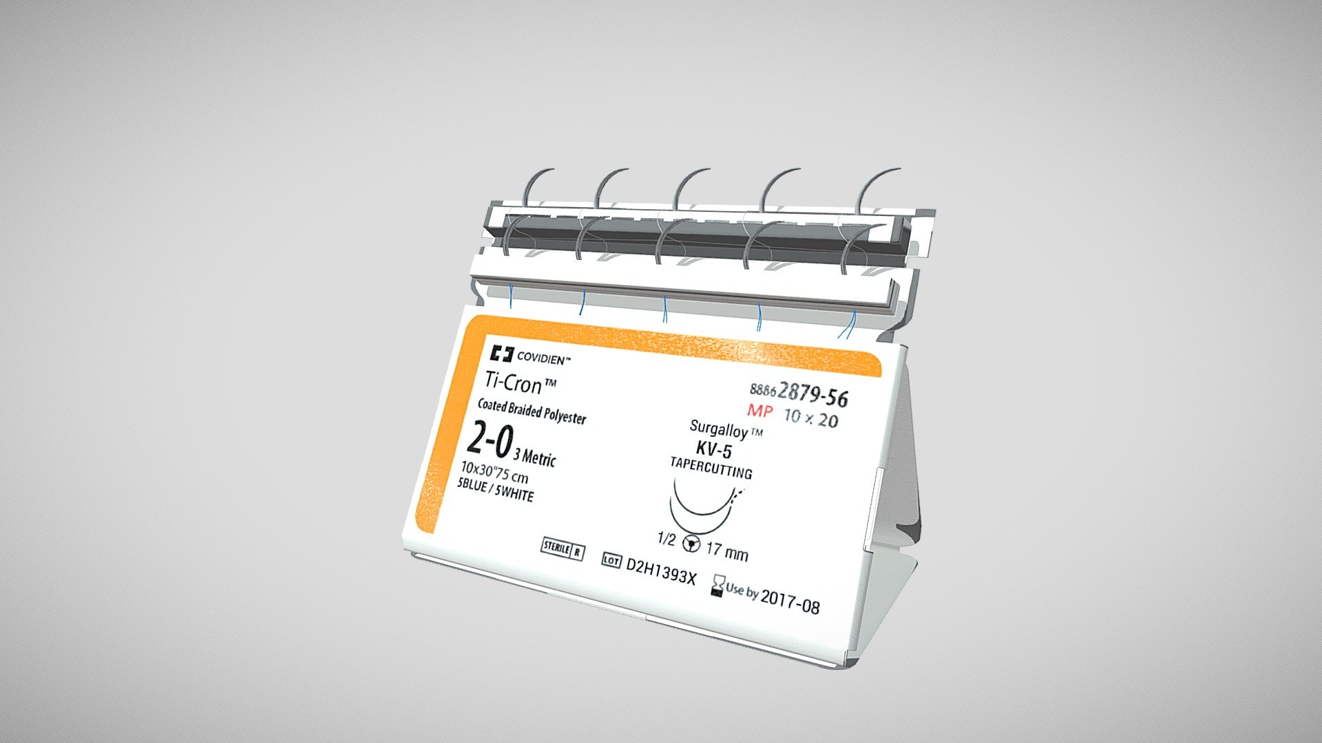 15.Ti-Cron™ Braided Polyester Sutures - 3D model by iSHOWROOM [430ceed ...
