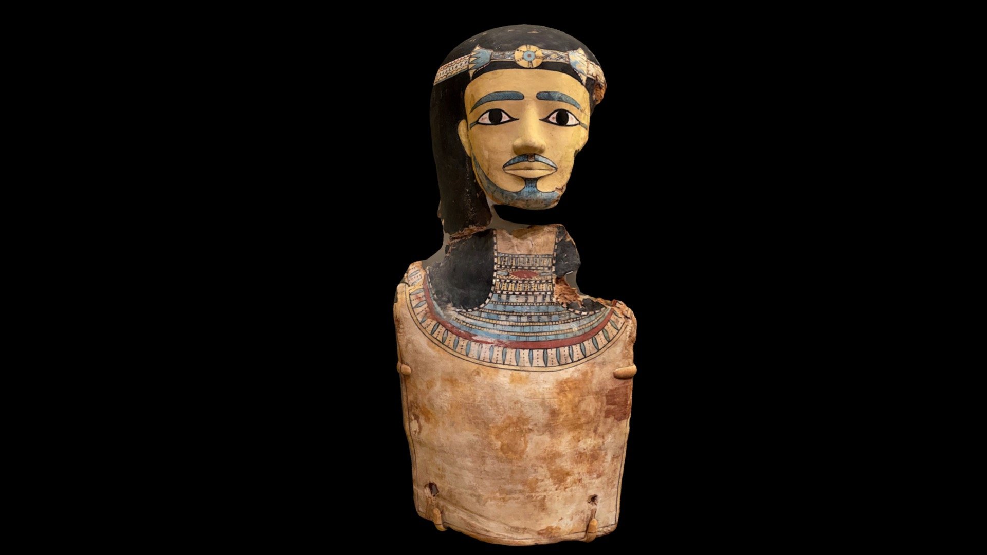 Mummy mask - Download Free 3D model by pmanuelian [430cfc4] - Sketchfab