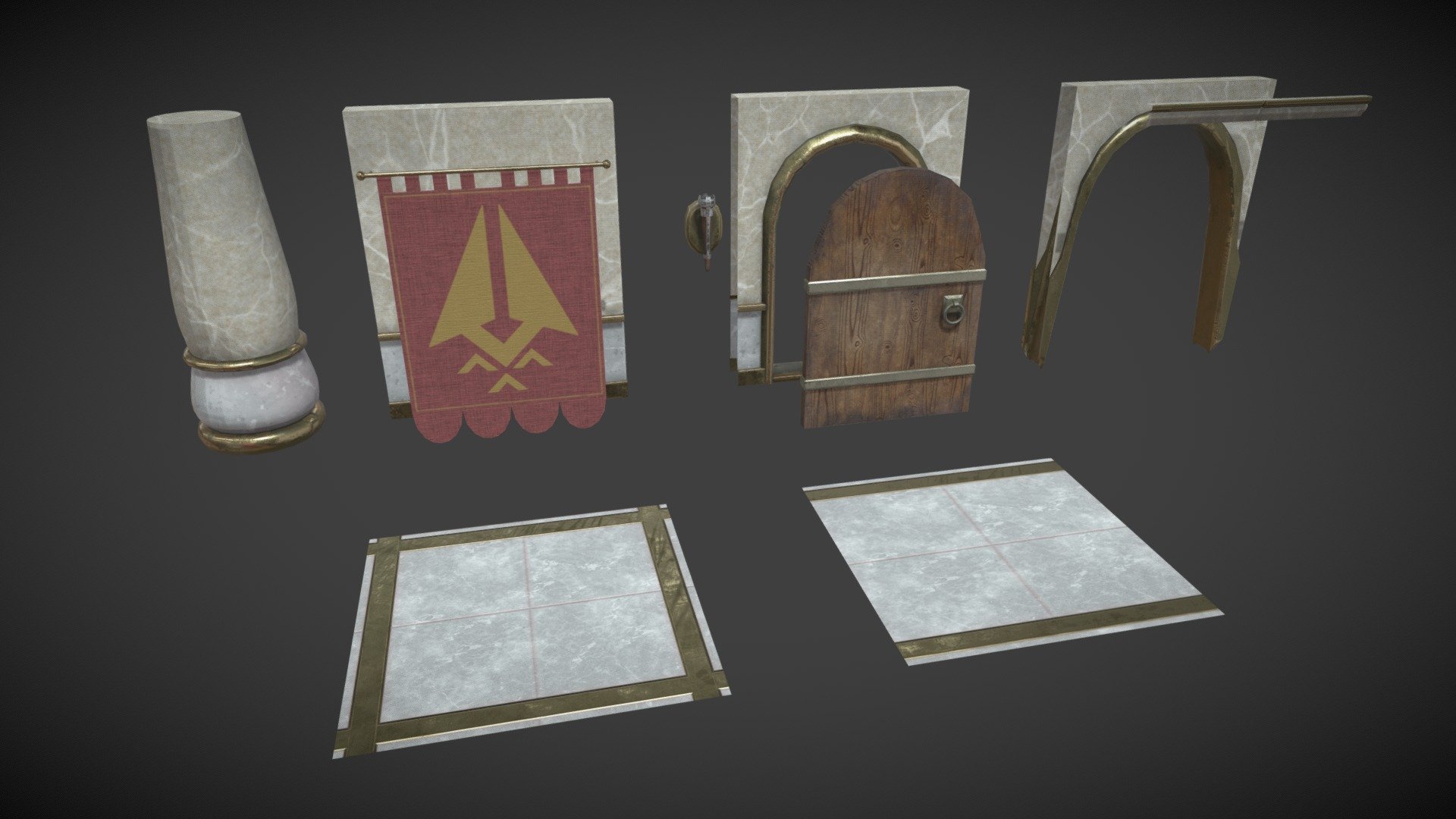Labyrinth Modular Props | 3D Modeling II - Download Free 3D model by LoganPomper [430e820 ...