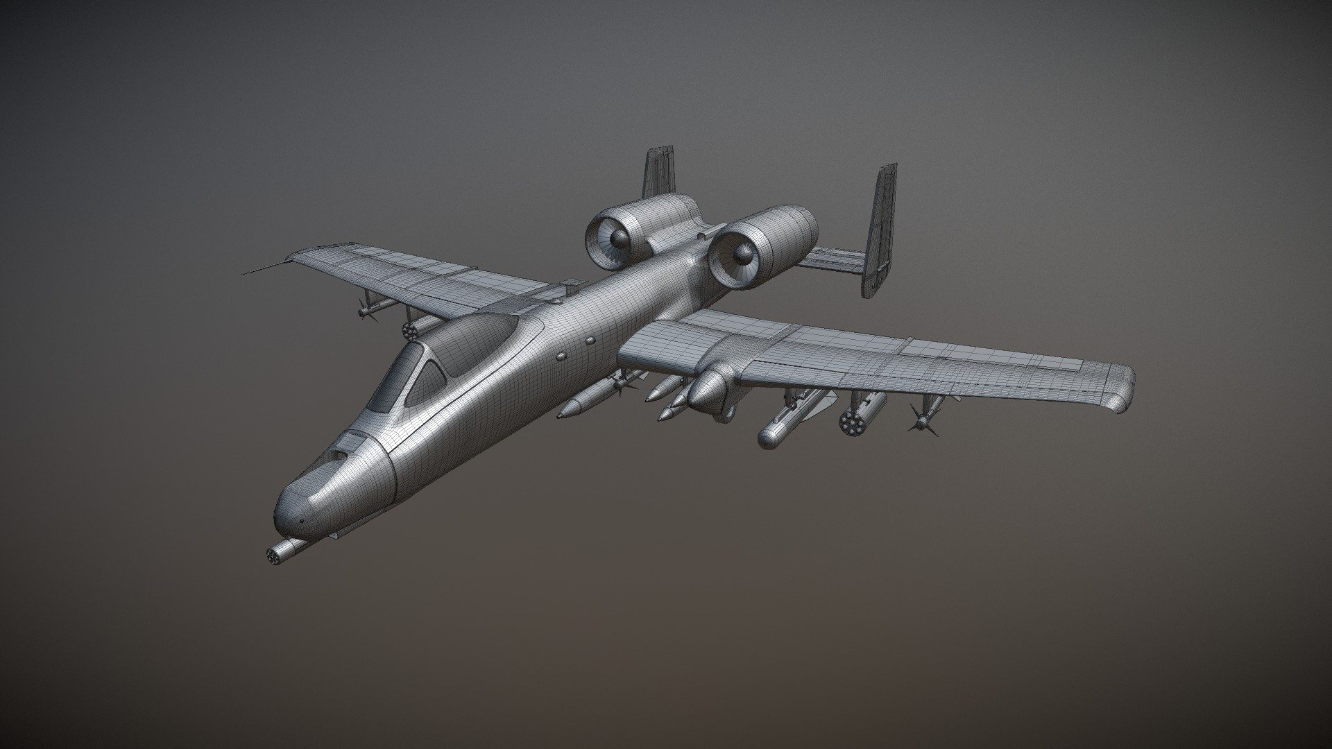 A10 Warthog - 3D model by Ryan Duffield (@RyanDuffield) [43102a3 ...