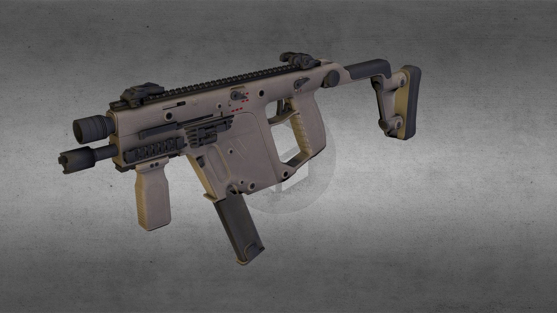 Kris Vector - 3D model by veejayzee [4310912] - Sketchfab