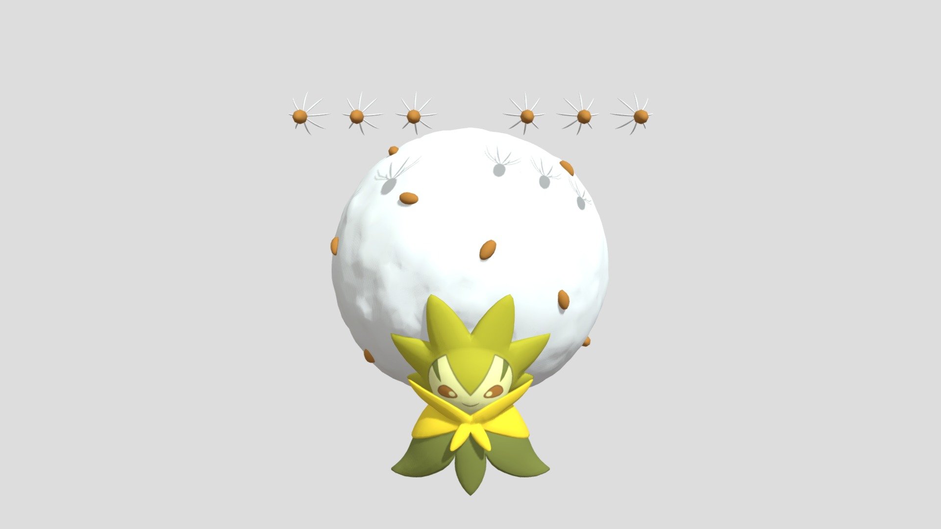 Eldegoss - Download Free 3D model by seth the yutyrannus ...