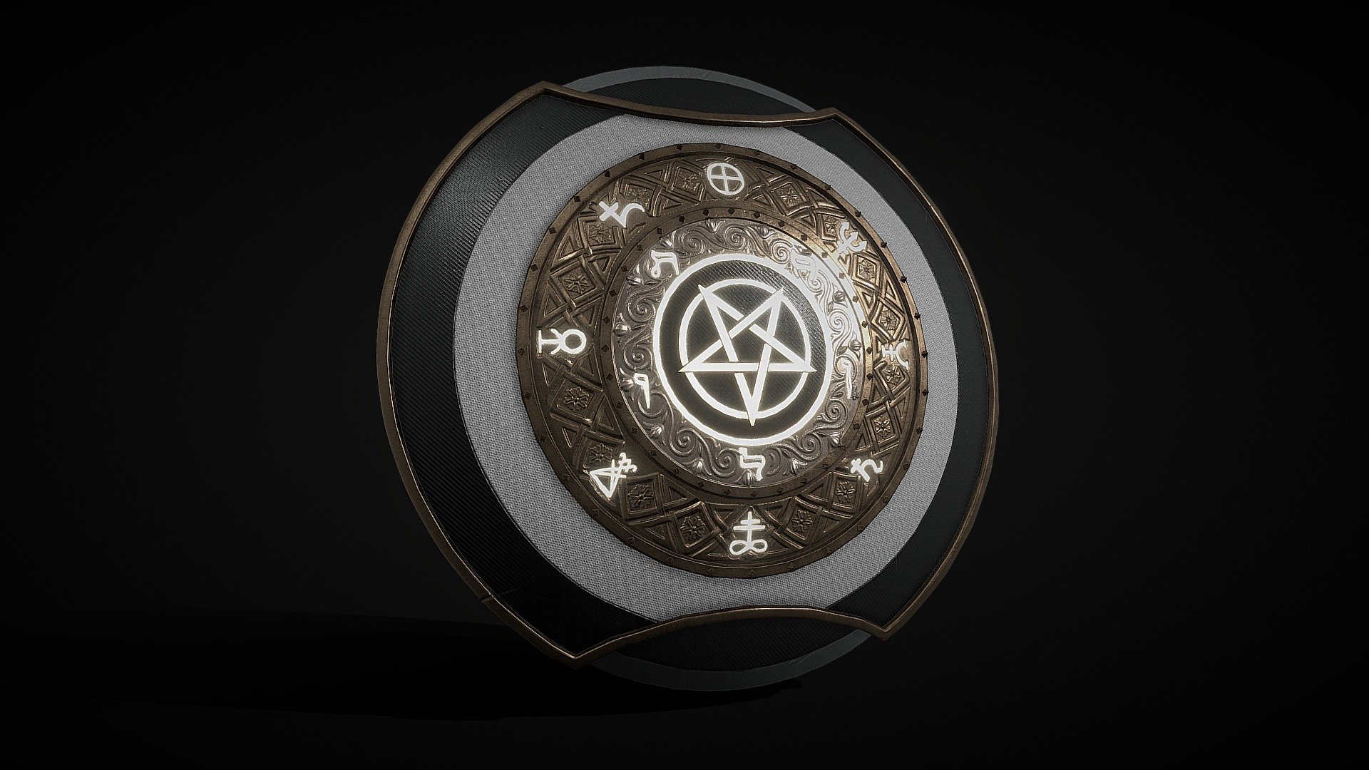 Occult Captain America's Shield - 3D model by sergeilihandristov ...