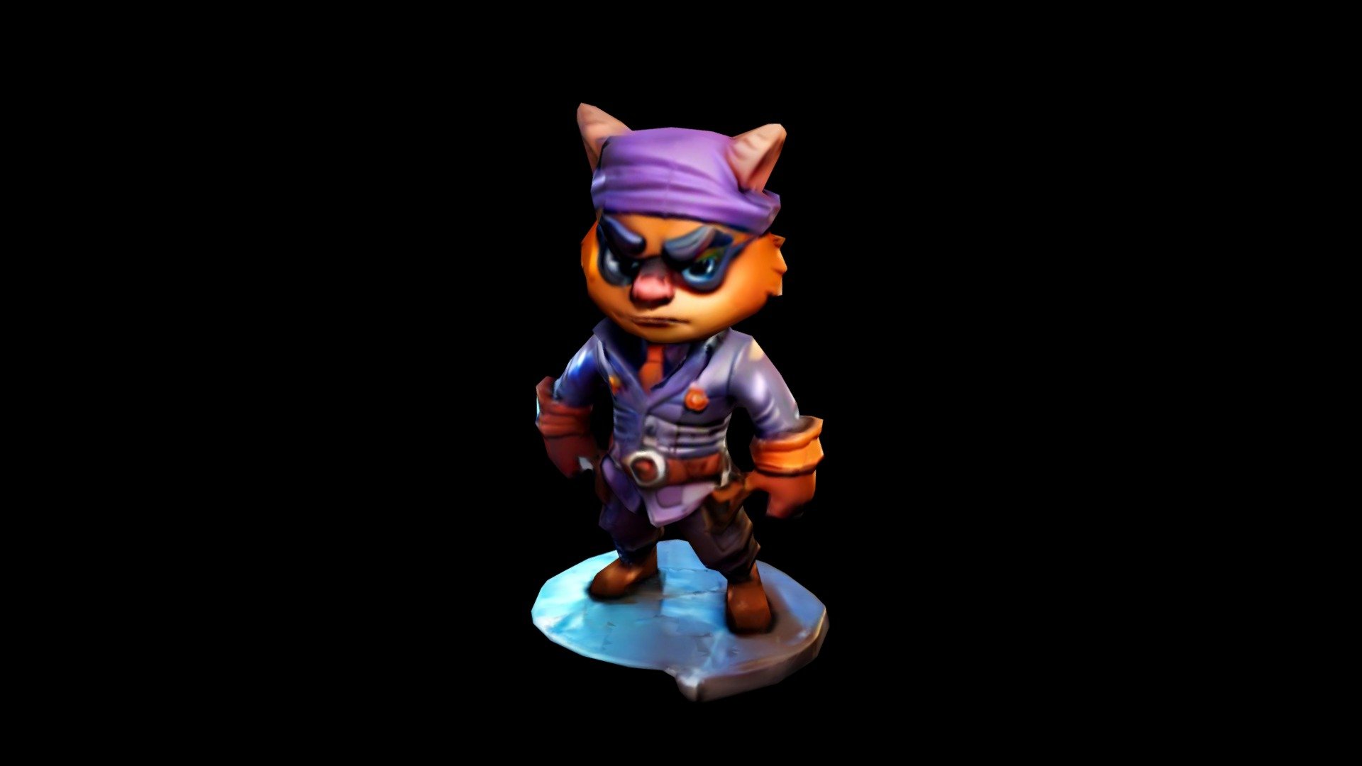 "Electric Blue Action Figure A Cartoon Gesture A - Download Free 3D ...