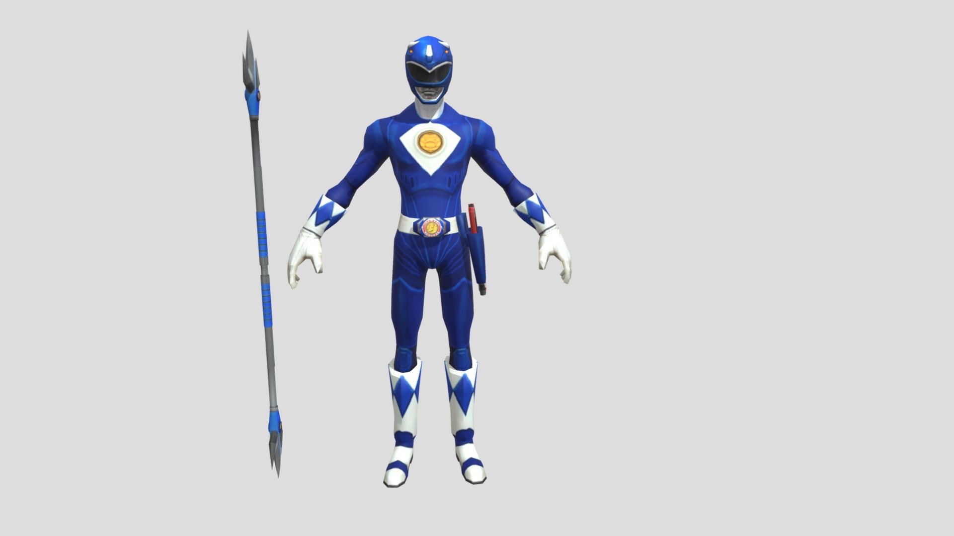 Blue Ranger Movie 1995 - Power Rangers - Download Free 3D model by ...