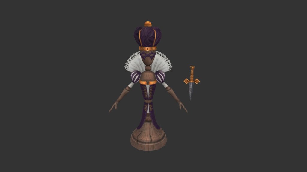 Queen 01 - 3D model by VasilyDiachenko [4314900] - Sketchfab