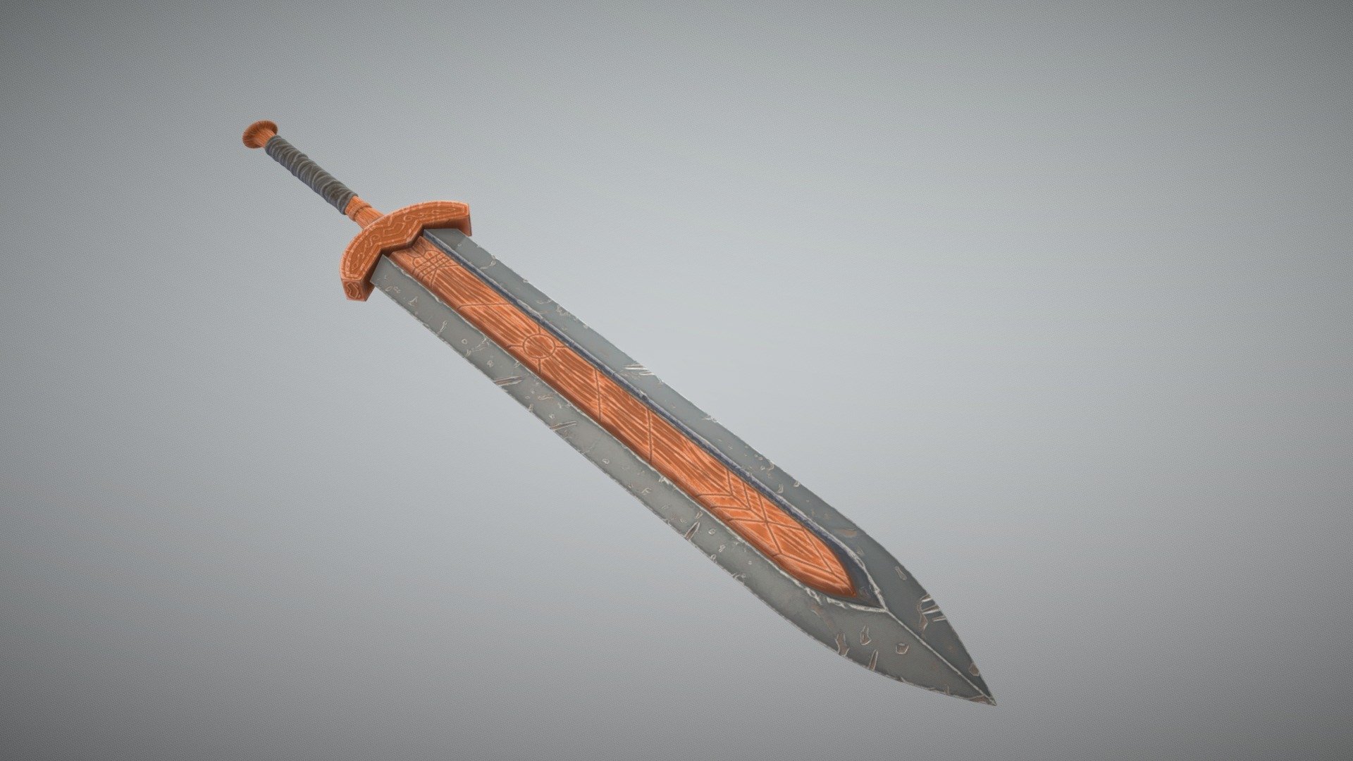 Stylized Sword - 3D model by Le91on (@le91onbk) [43160d0] - Sketchfab