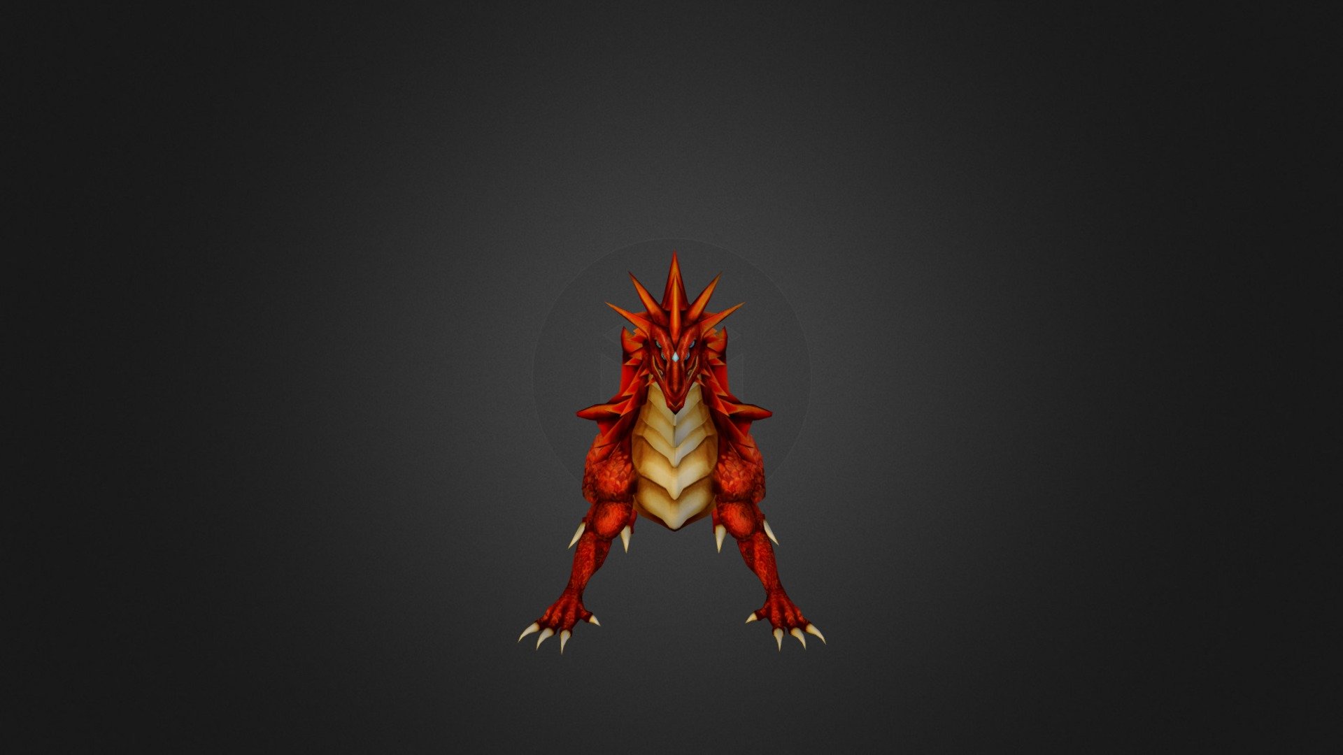 Fire Dragon - 3D model by LorisC93 [43162a4] - Sketchfab