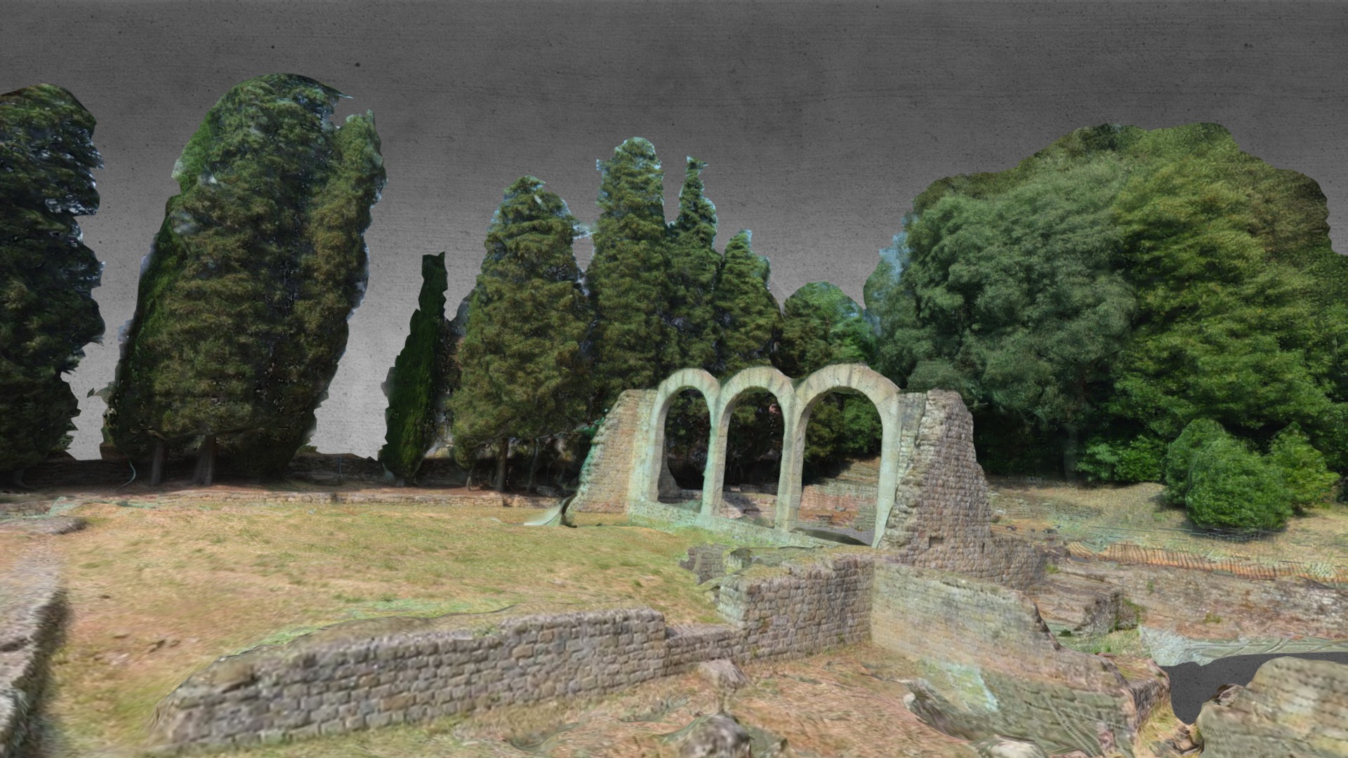 Terme Romane (Fiesole) - 3D model by adelmo [431bd1f] - Sketchfab