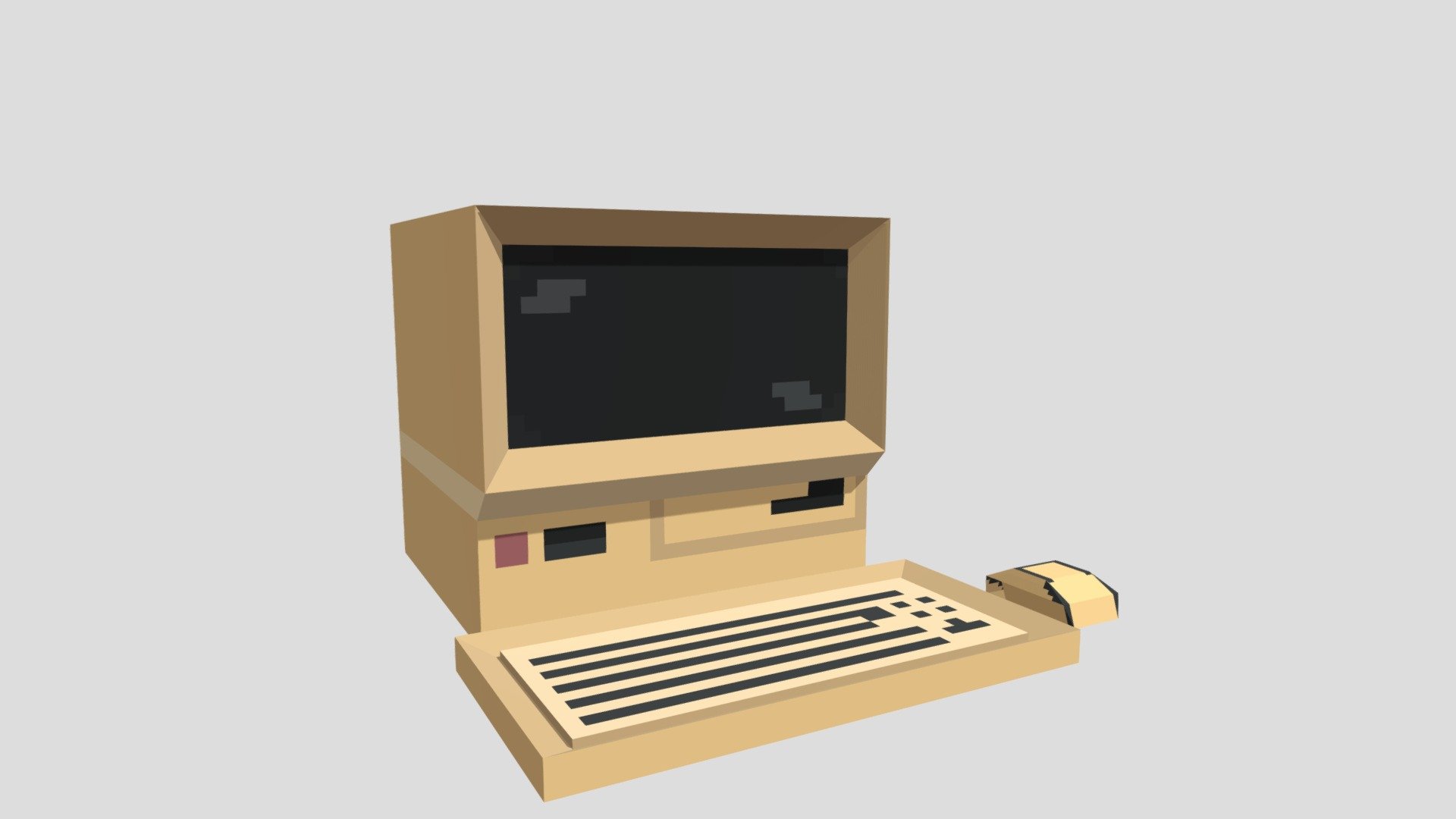 Old PC Low Poly - Download Free 3D model by MoiDV-tuber [431d2aa ...