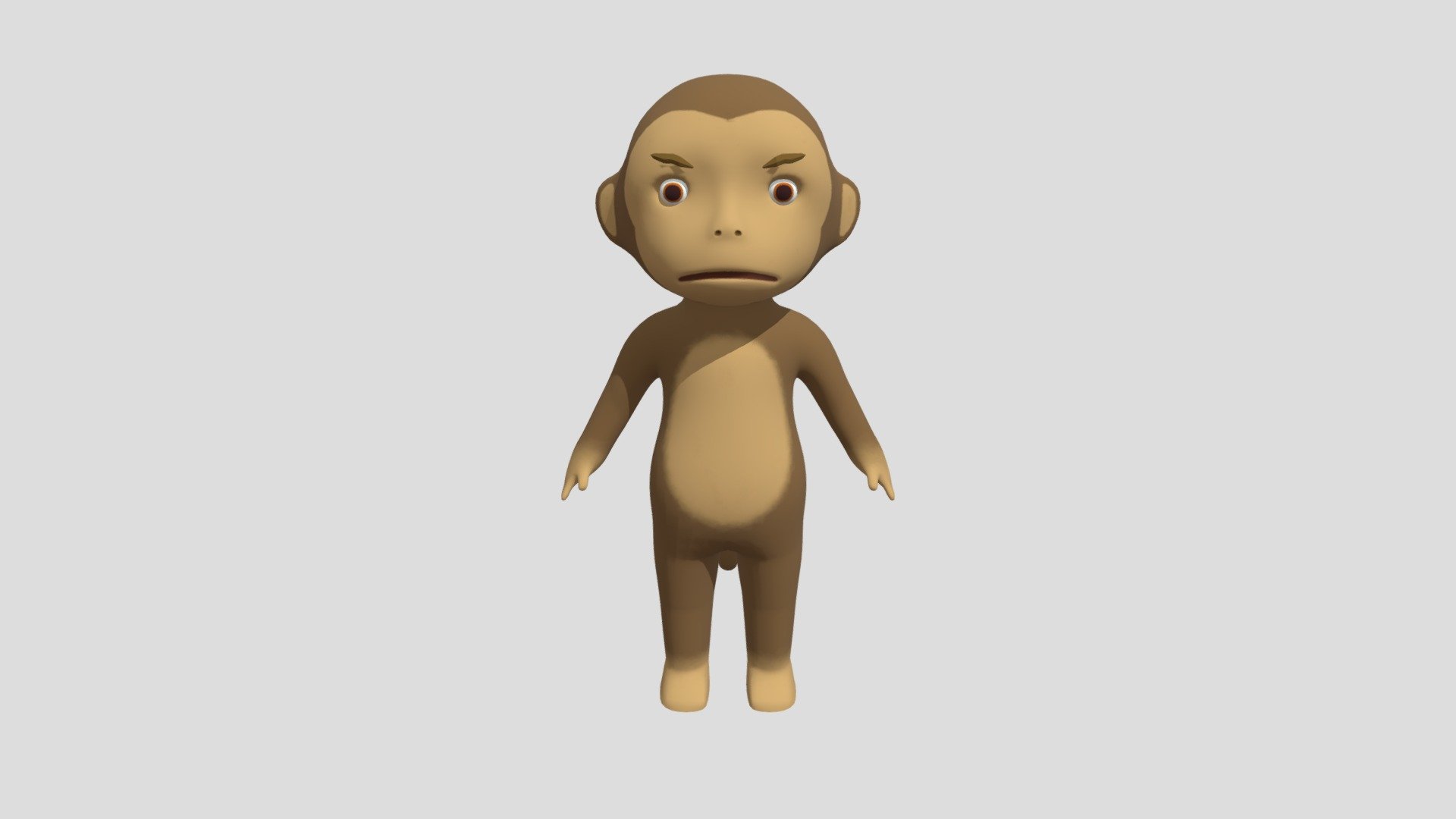 Monkey - 3D model by Prem.Sakulnimit [431fc90] - Sketchfab