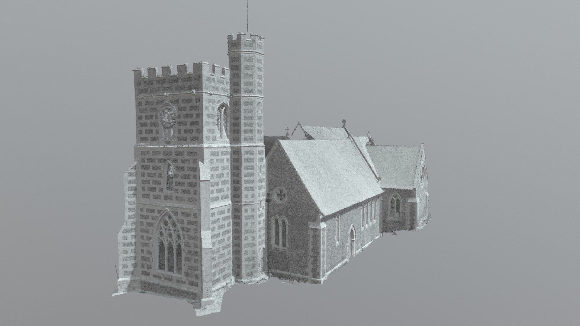 Church - 3D model by Bury Associates (@buryassociates) [432129c ...