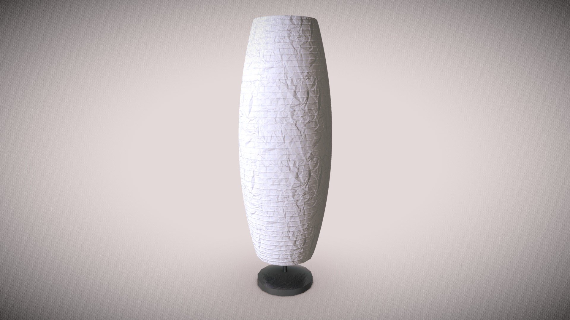 Paper Lamp - Download Free 3D model by ccraft [4321682] - Sketchfab