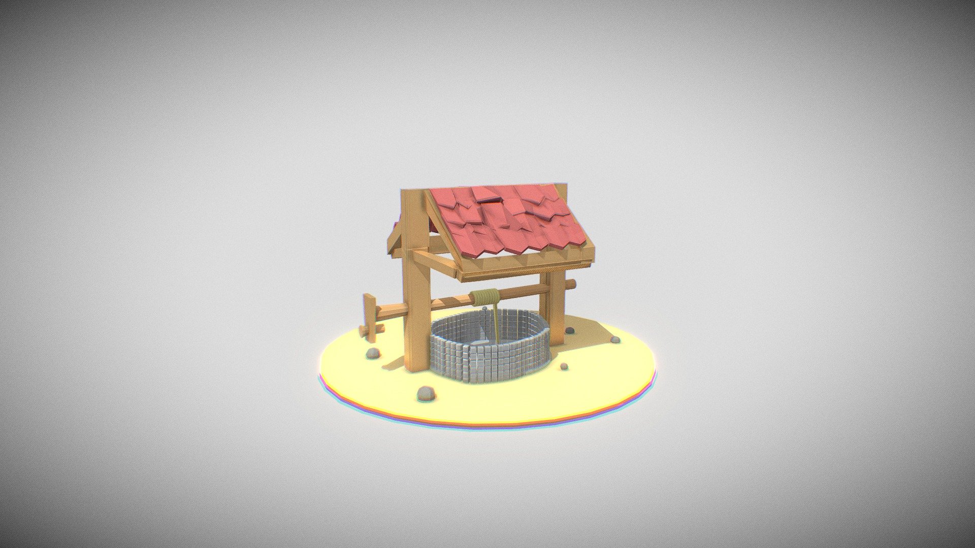 water well - Download Free 3D model by mikmikoni [43226e6] - Sketchfab