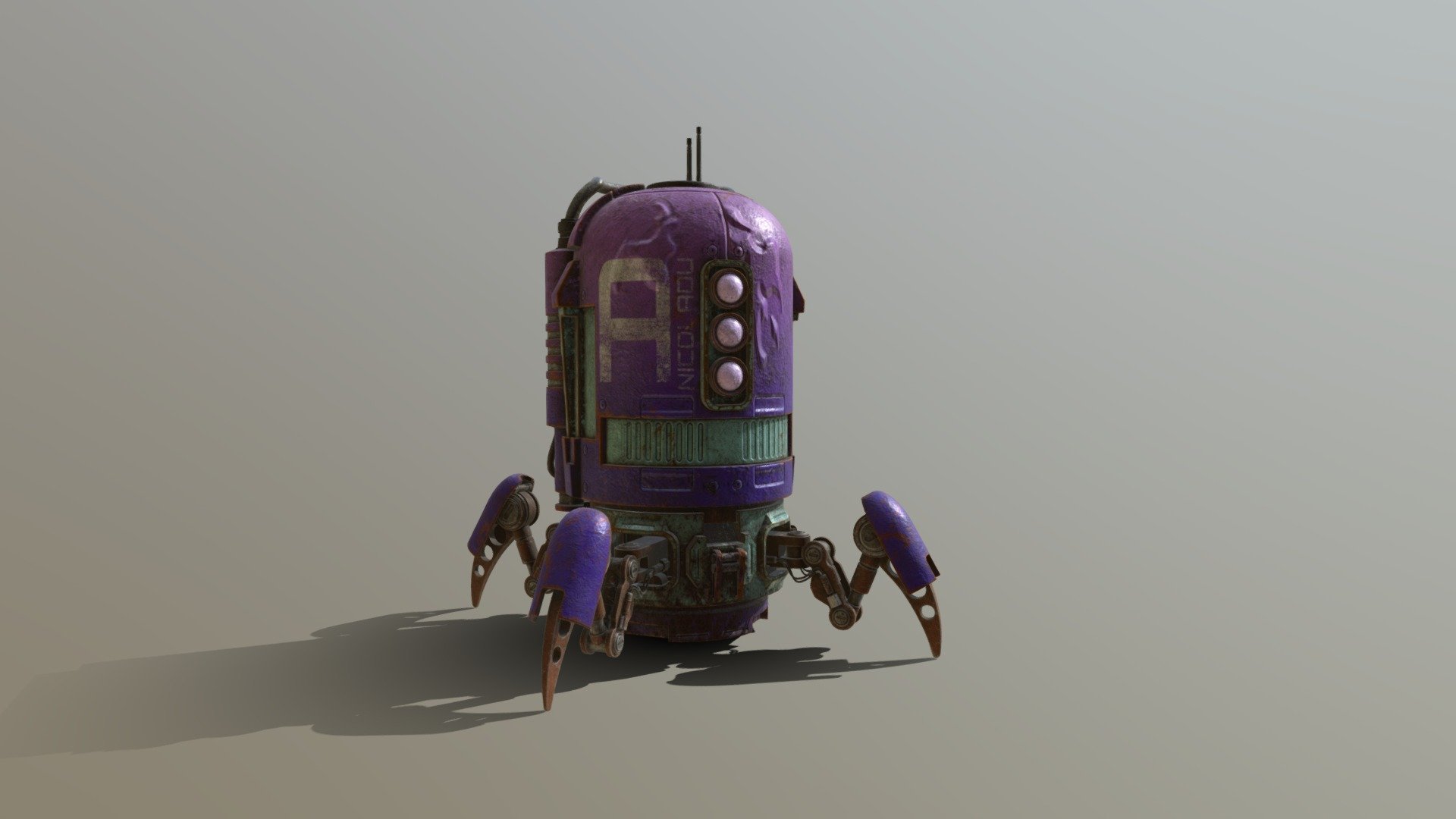 Spiderbot - Week5 Exercise - Andrew_N - Tutorial - 3D model by ...