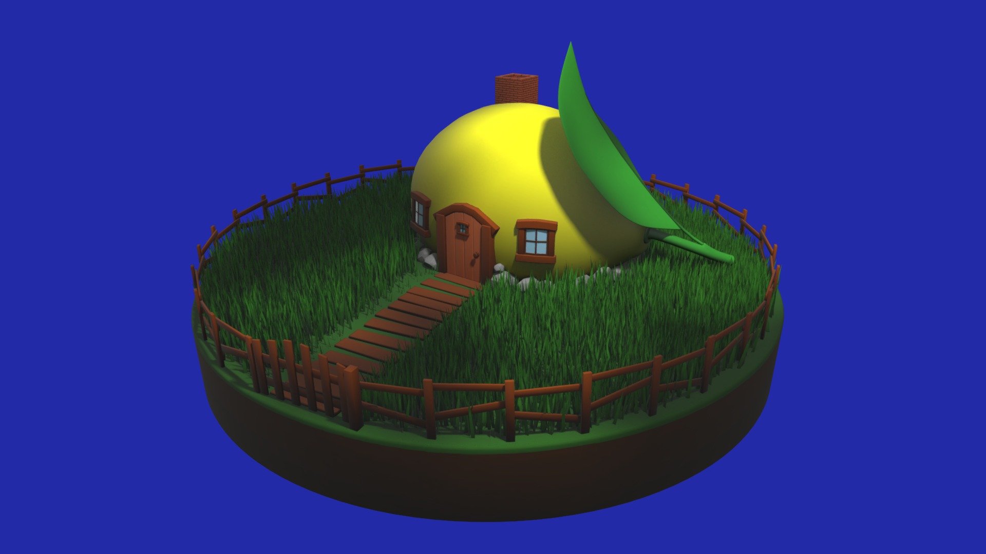 Lemon House - 3D model by Diego.Gonzalez2 [4323782] - Sketchfab