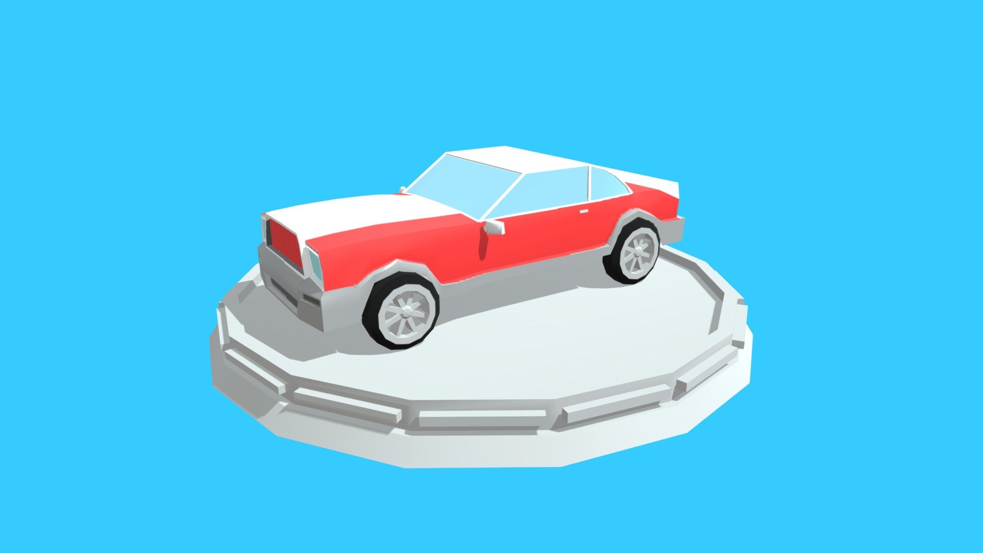 Low-Polly Car 2 - Download Free 3D model by 3DSena [4324272] - Sketchfab