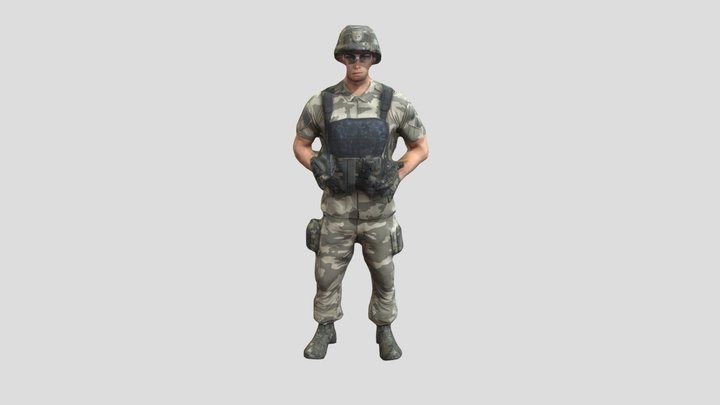 Soldier-sci-fi 3D models - Sketchfab