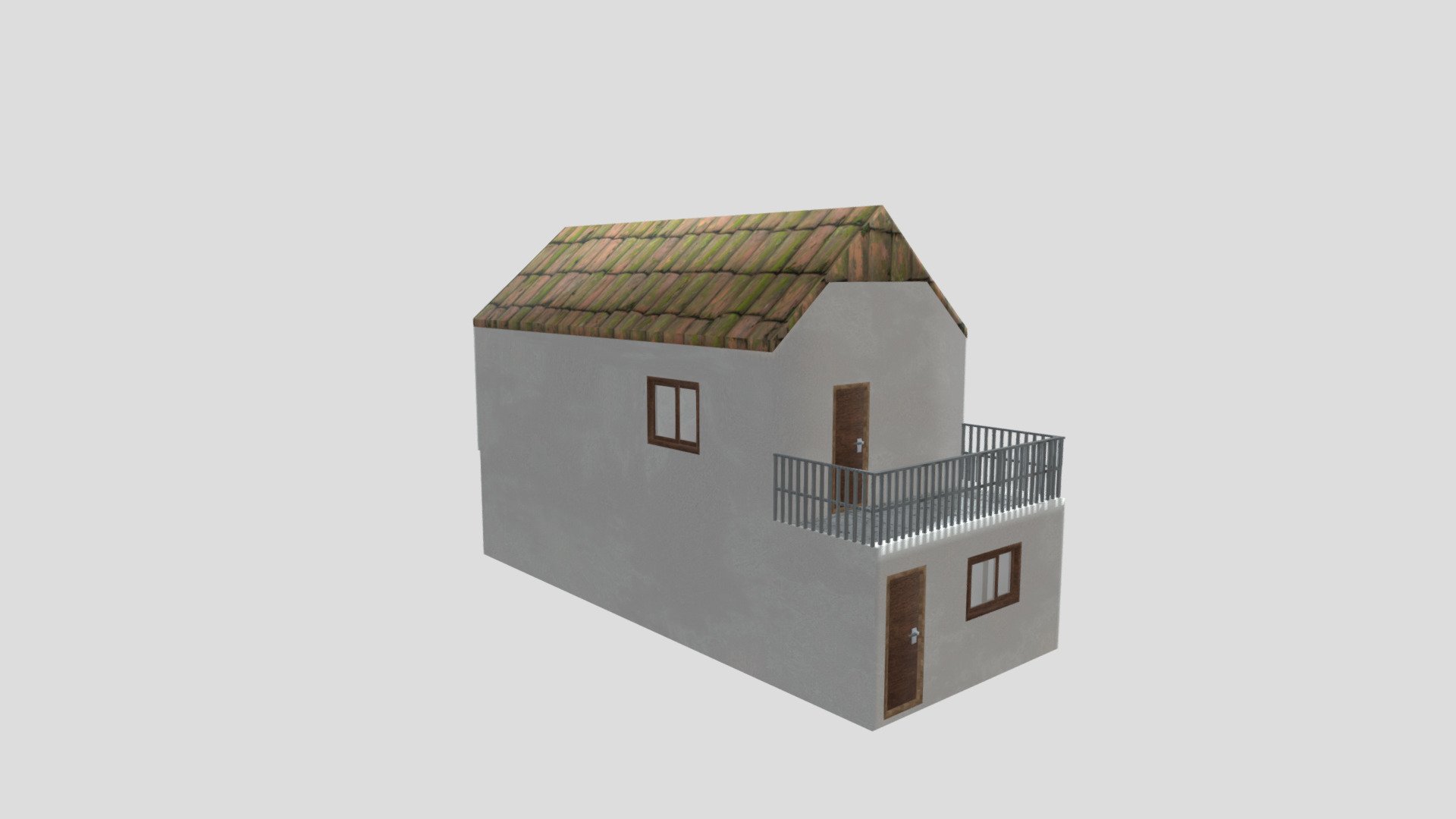 Simple Small House WIth interior - Download Free 3D model by Pedro de ...