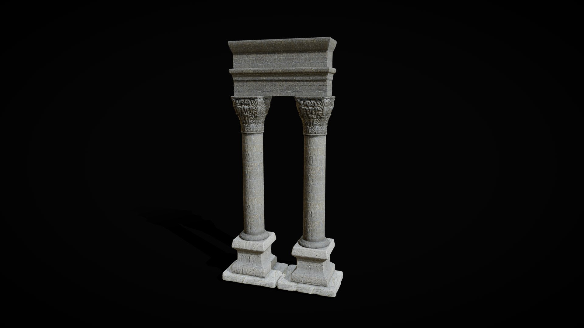 Ancient Pillars - Download Free 3D model by eb78 (@E.A.Cornell ...