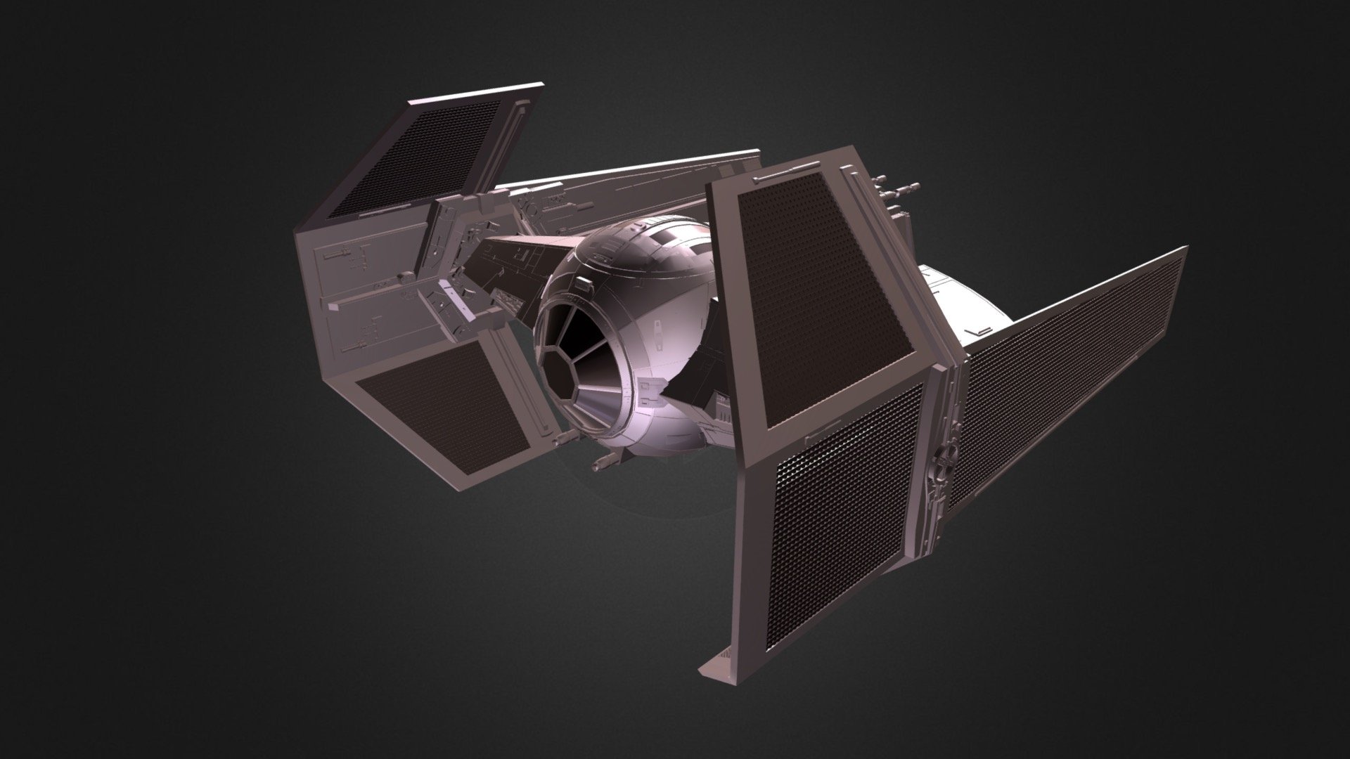 TIE Aggressor - Download Free 3D model by gavinpgamer1 [4327107 ...