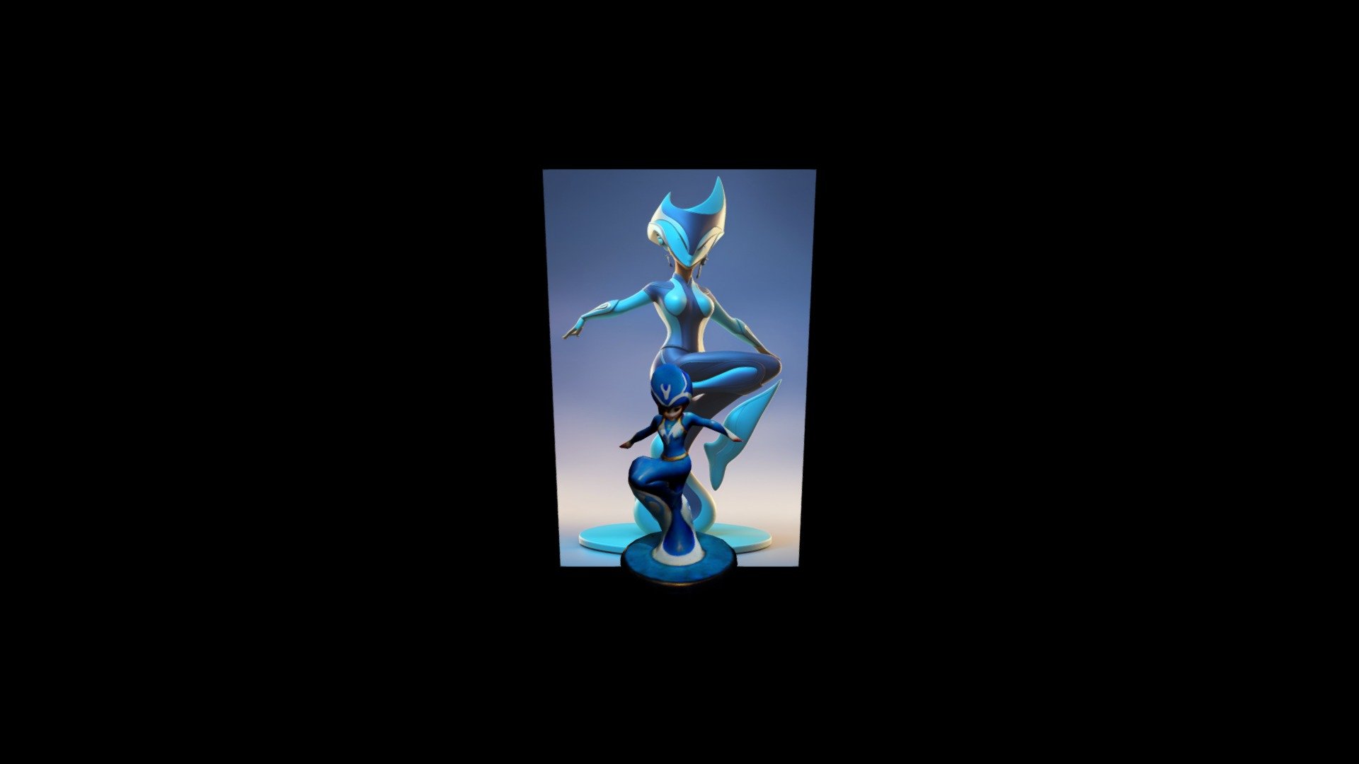 a cartoon character holding two burgers This ima - Download Free 3D ...
