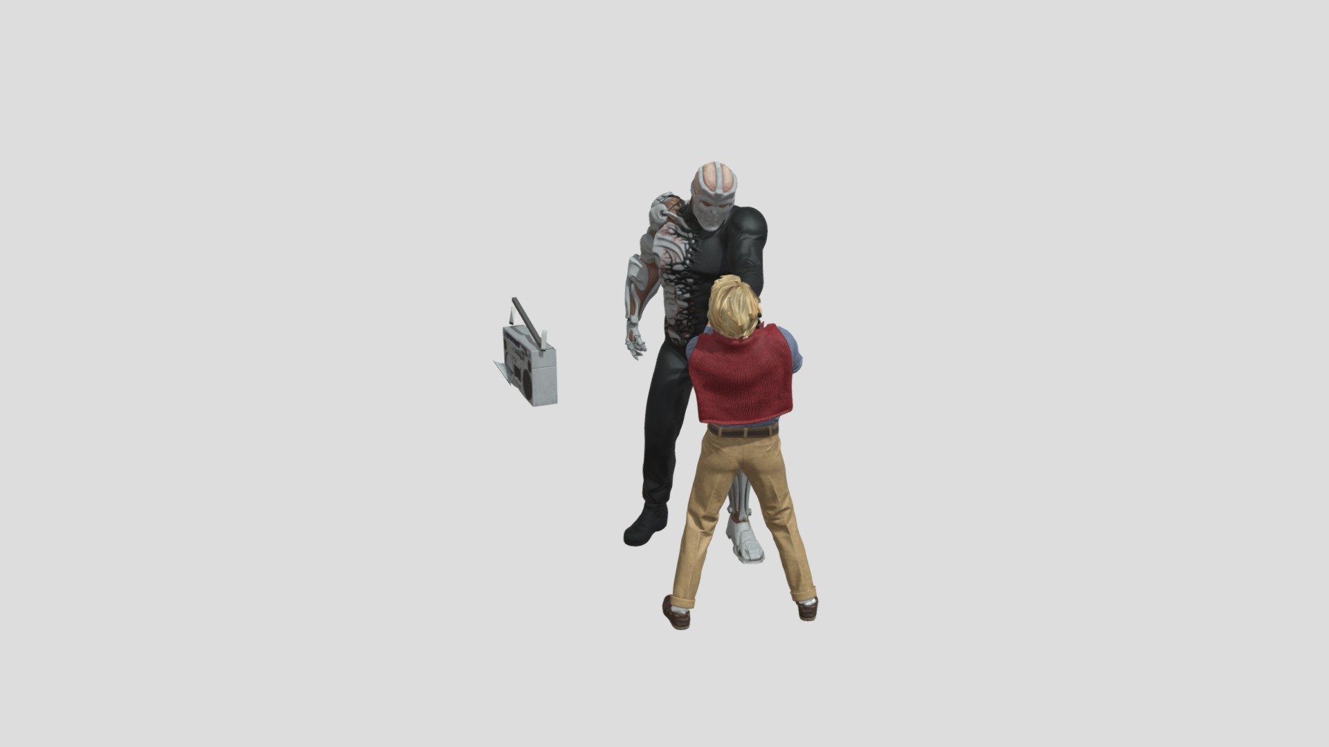 Jason Voorhees Boombox Headslam Animation - Download Free 3D model by ...