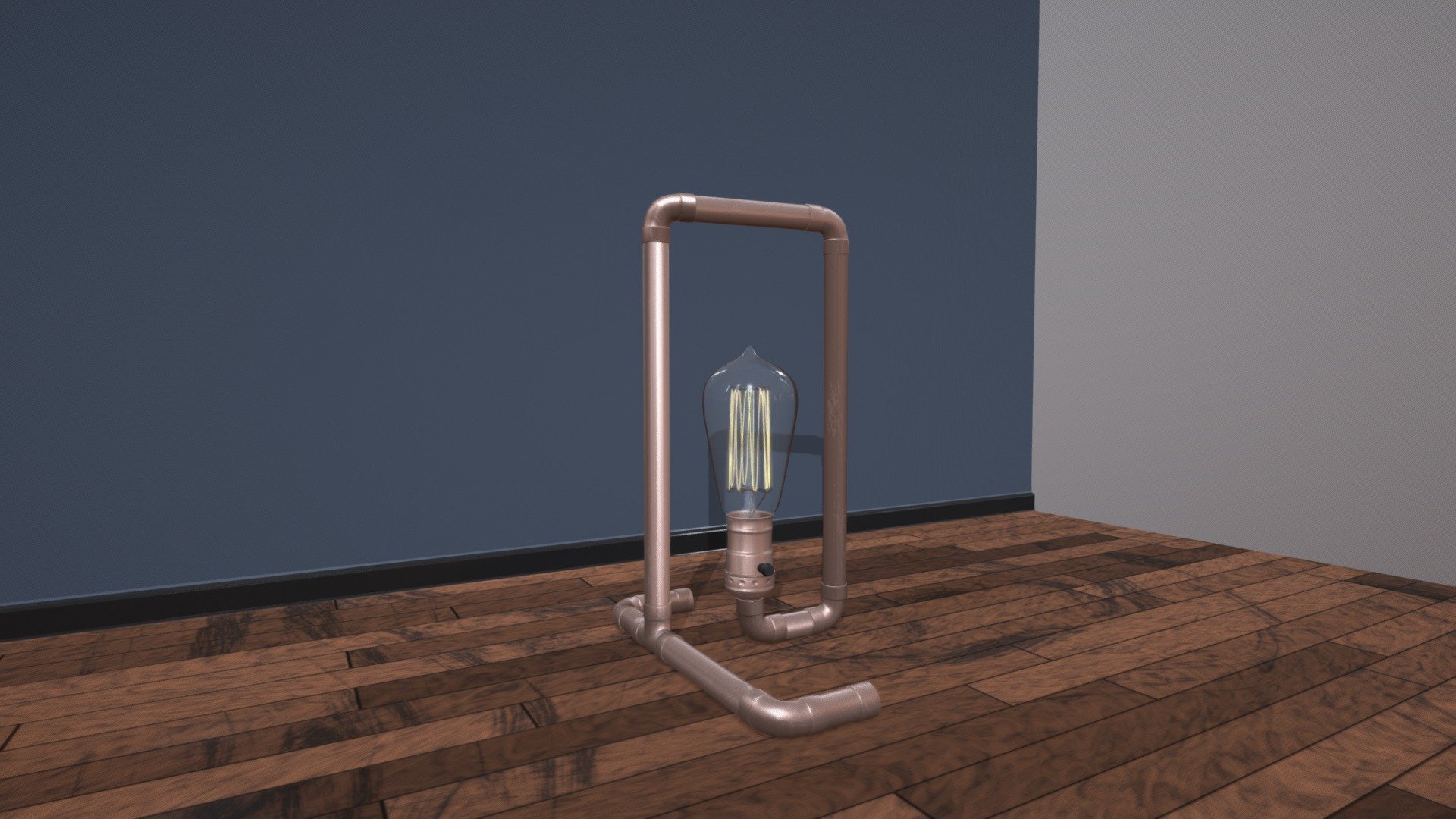 Old Lamp Style- Edison light bulb - Download Free 3D model by KGD ...