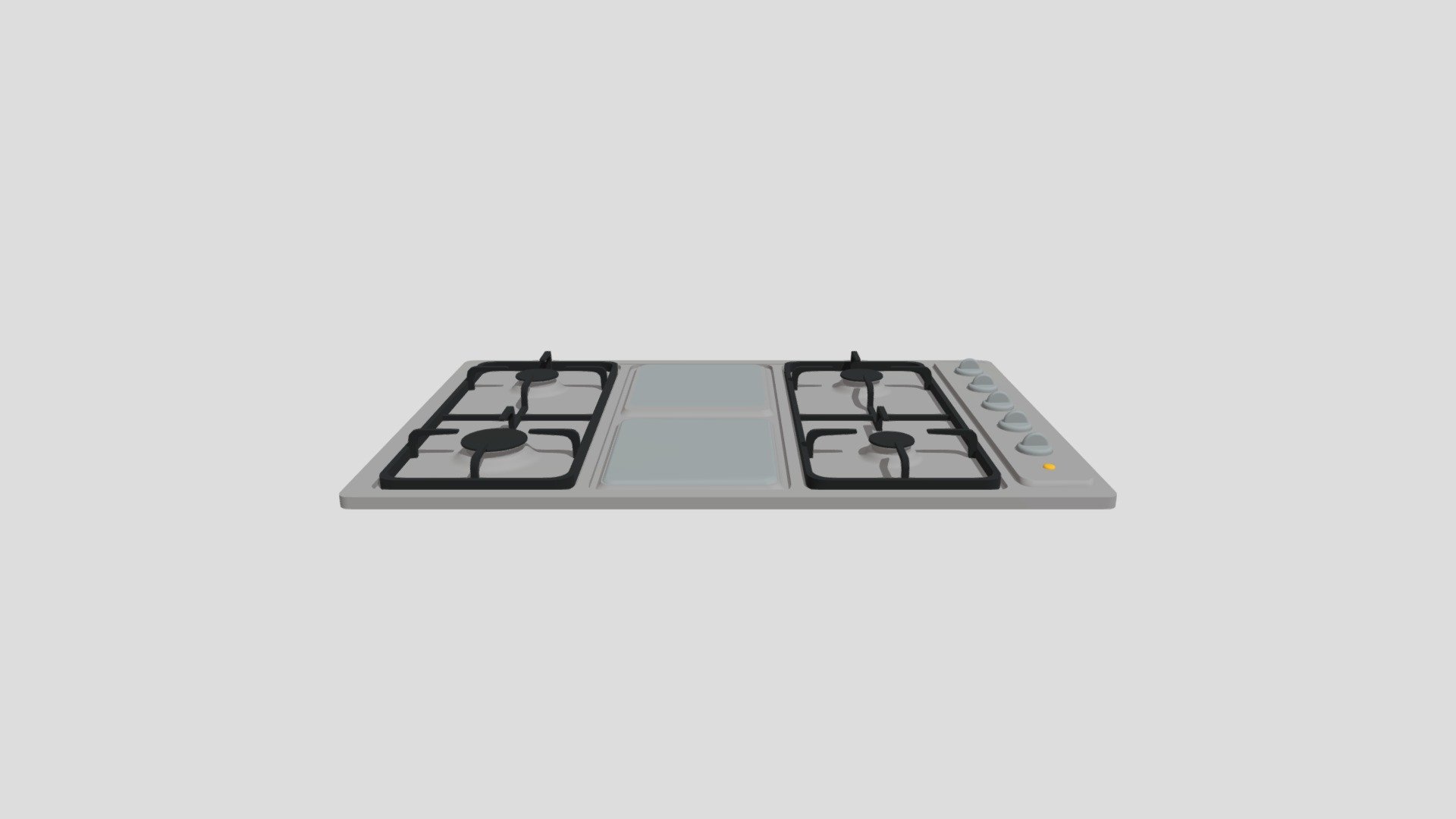 Gas hob - Download Free 3D model by 1-3D.com [432b645] - Sketchfab