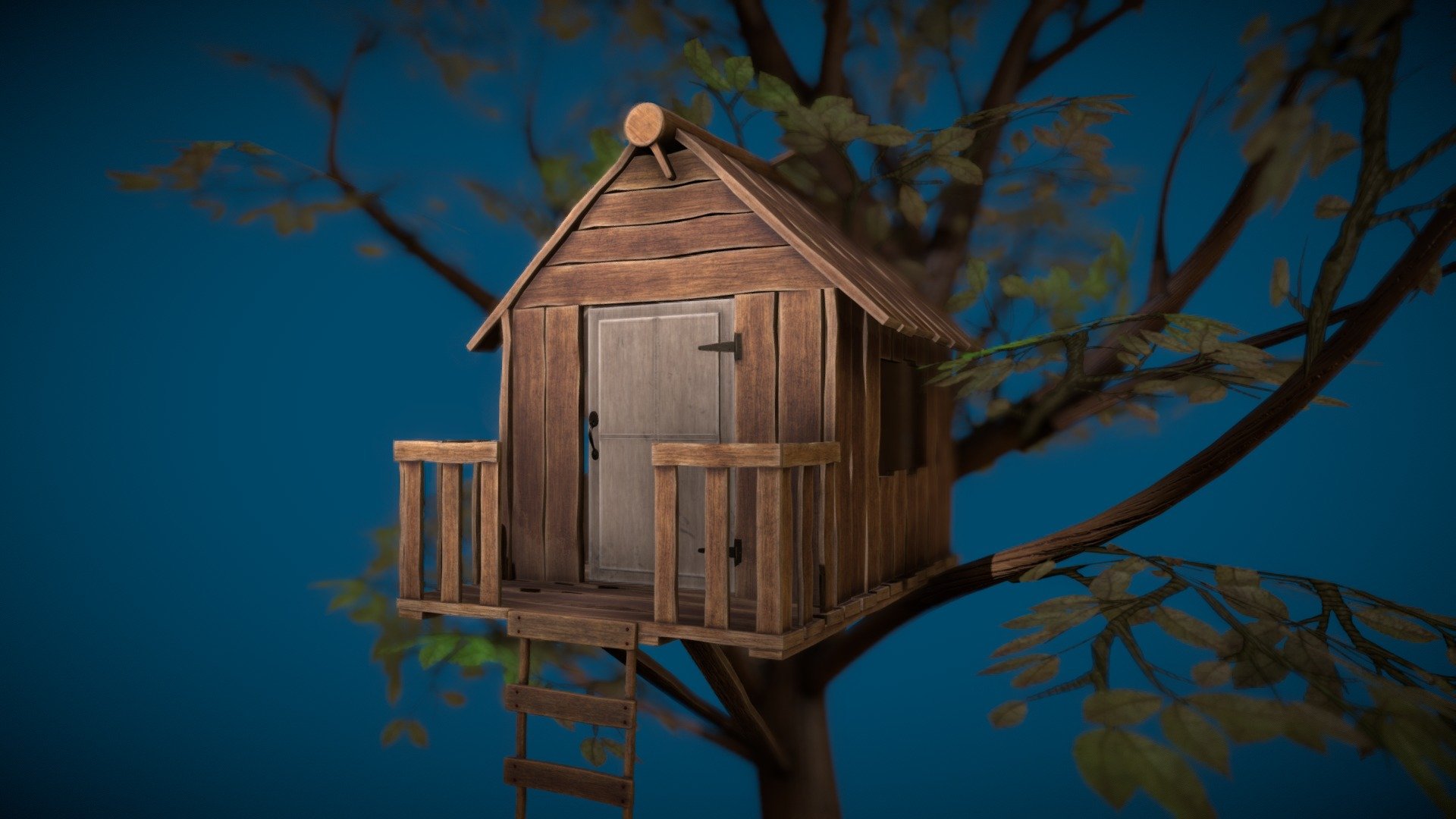 Stylised Treehouse - Download Free 3D model by cjmitchell [432ee21 ...