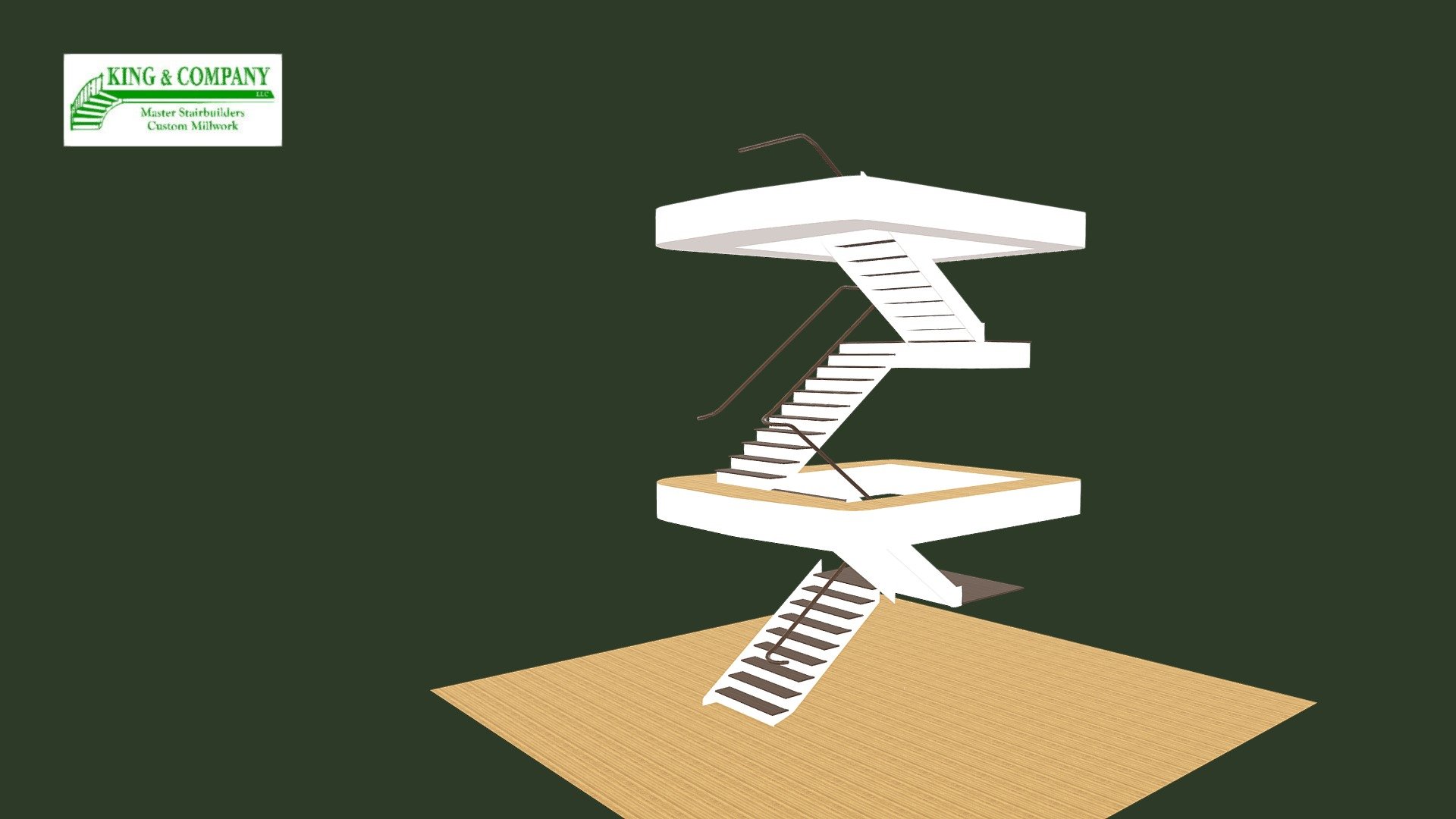 Precision woods wreath rail revised 11-3-22 - 3D model by Kingstair ...