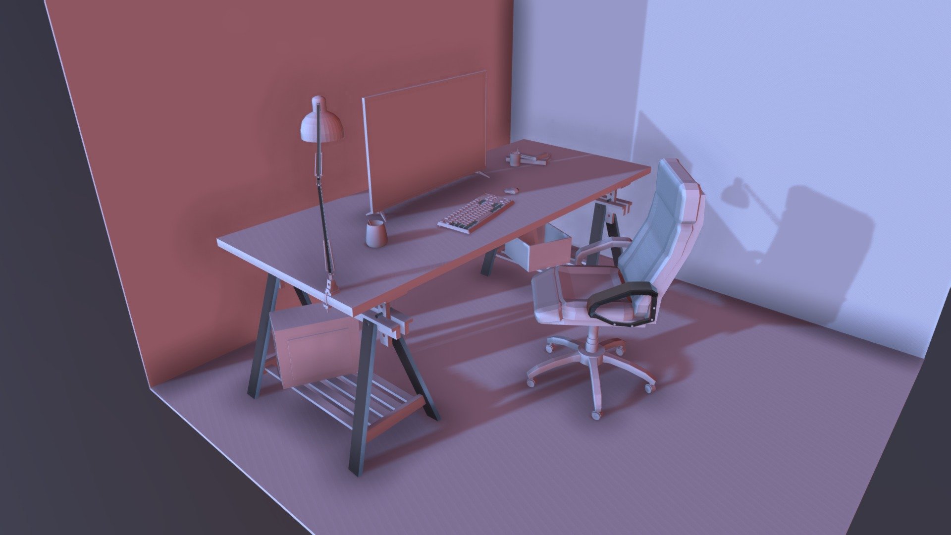 Workspace - Download Free 3D model by octopushh (@octopushh8) [432fd4e ...