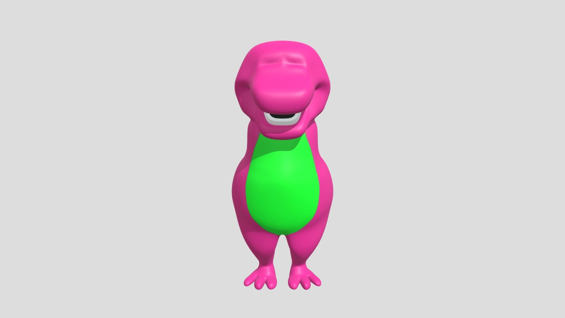 Barney_the_Dinosaur - Download Free 3D model by b-boy [43308c2] - Sketchfab