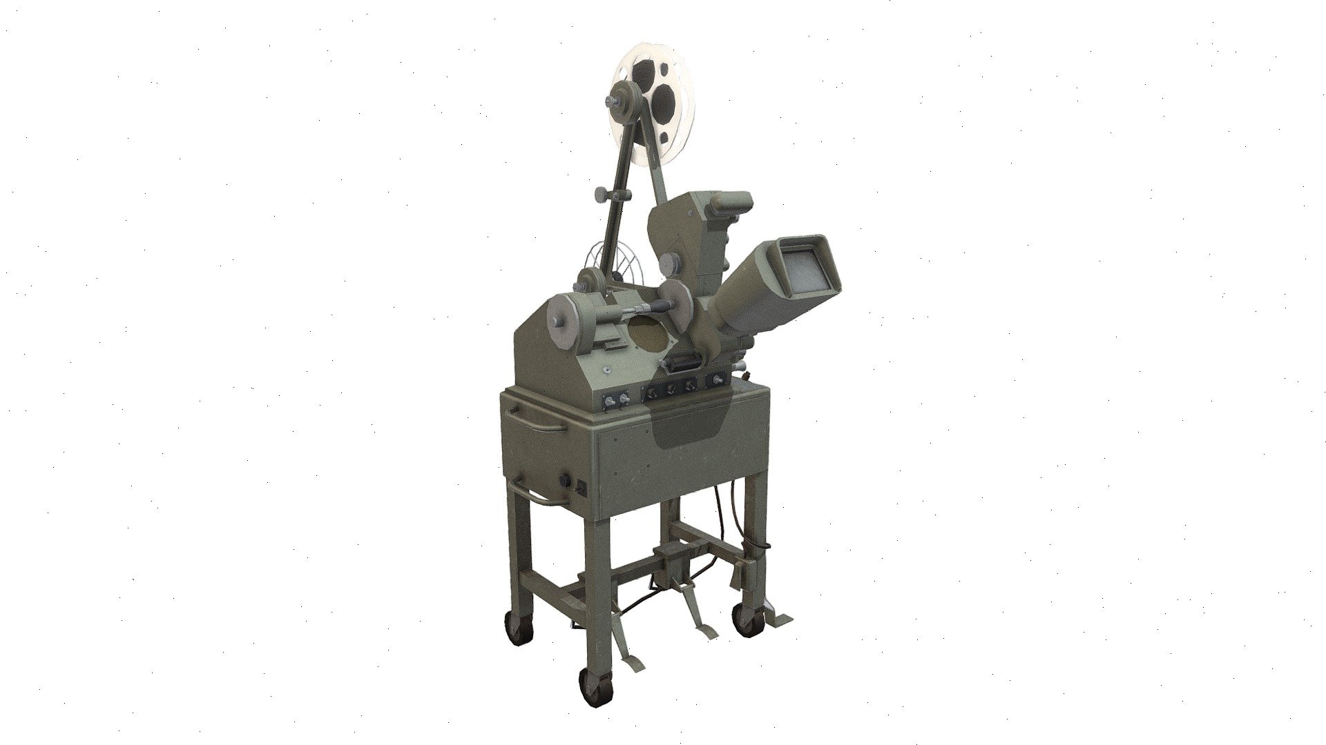 MOVIOLA EDITING MACHINE (1950) - 3D model by armz.xy [4330dc8] - Sketchfab