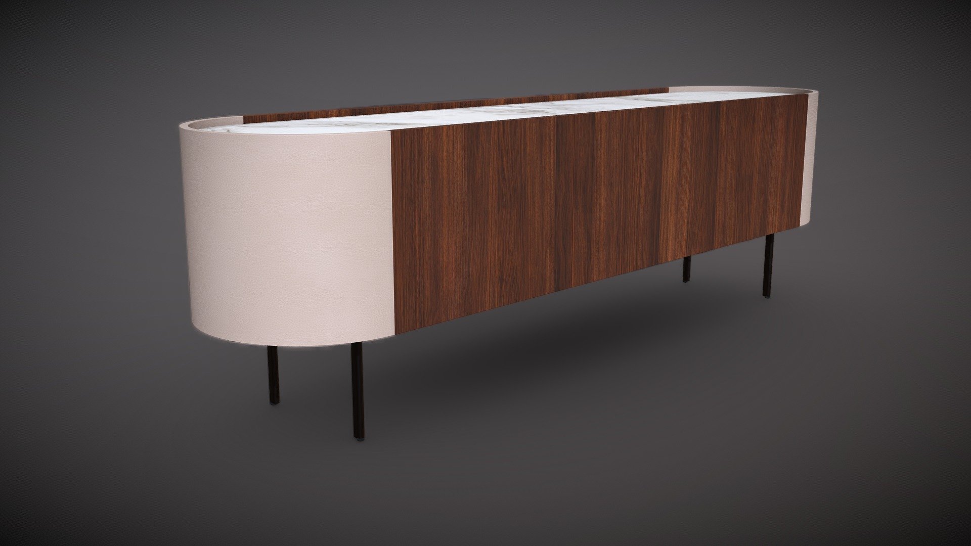 Sideboard Roma by Turri - Download Free 3D model by slls666 [43335f0 ...