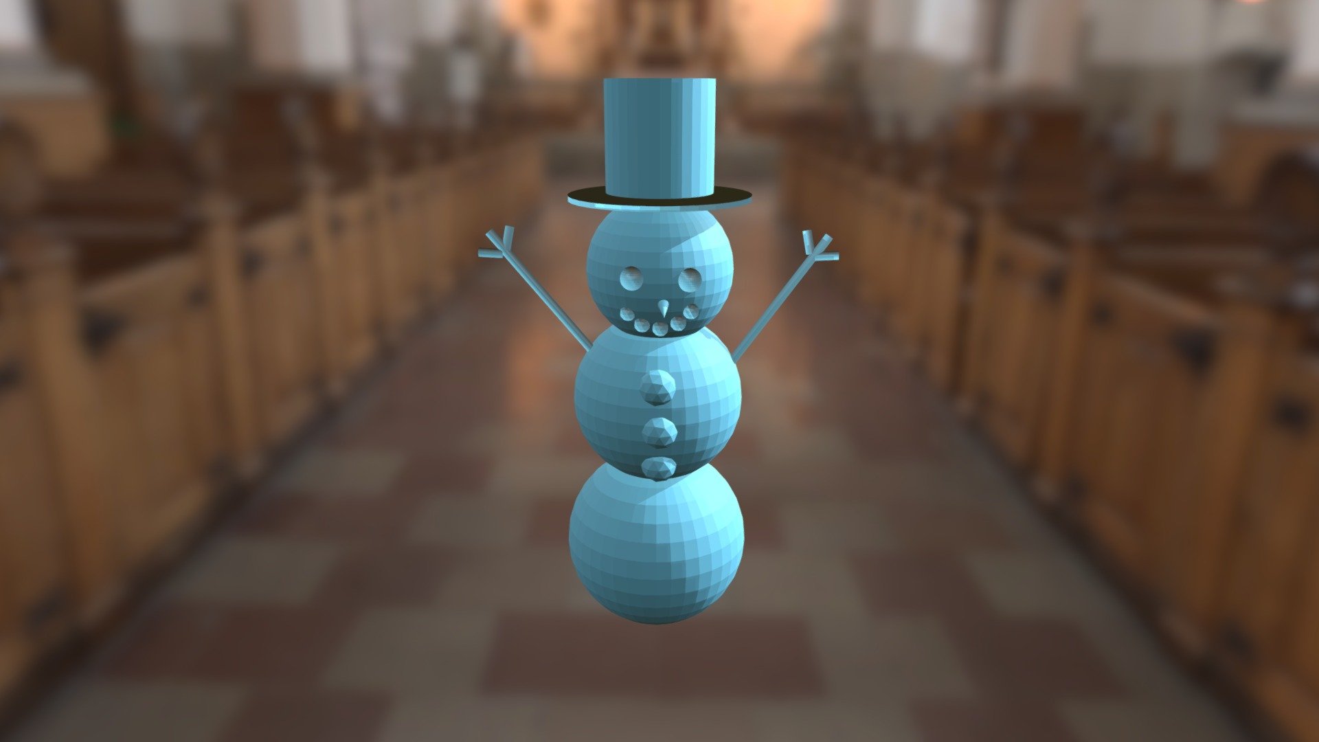 snowman Dylan - 3D model by desteron [4333753] - Sketchfab
