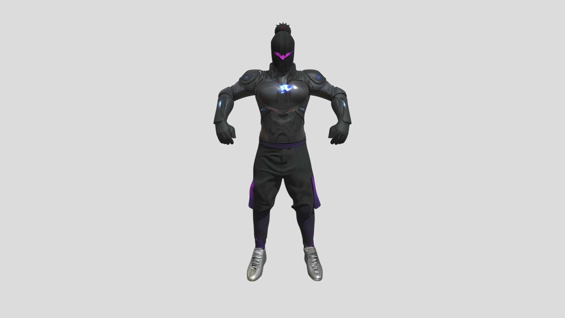 A masked armored warrior - 3D model by gilreyman [4335785] - Sketchfab