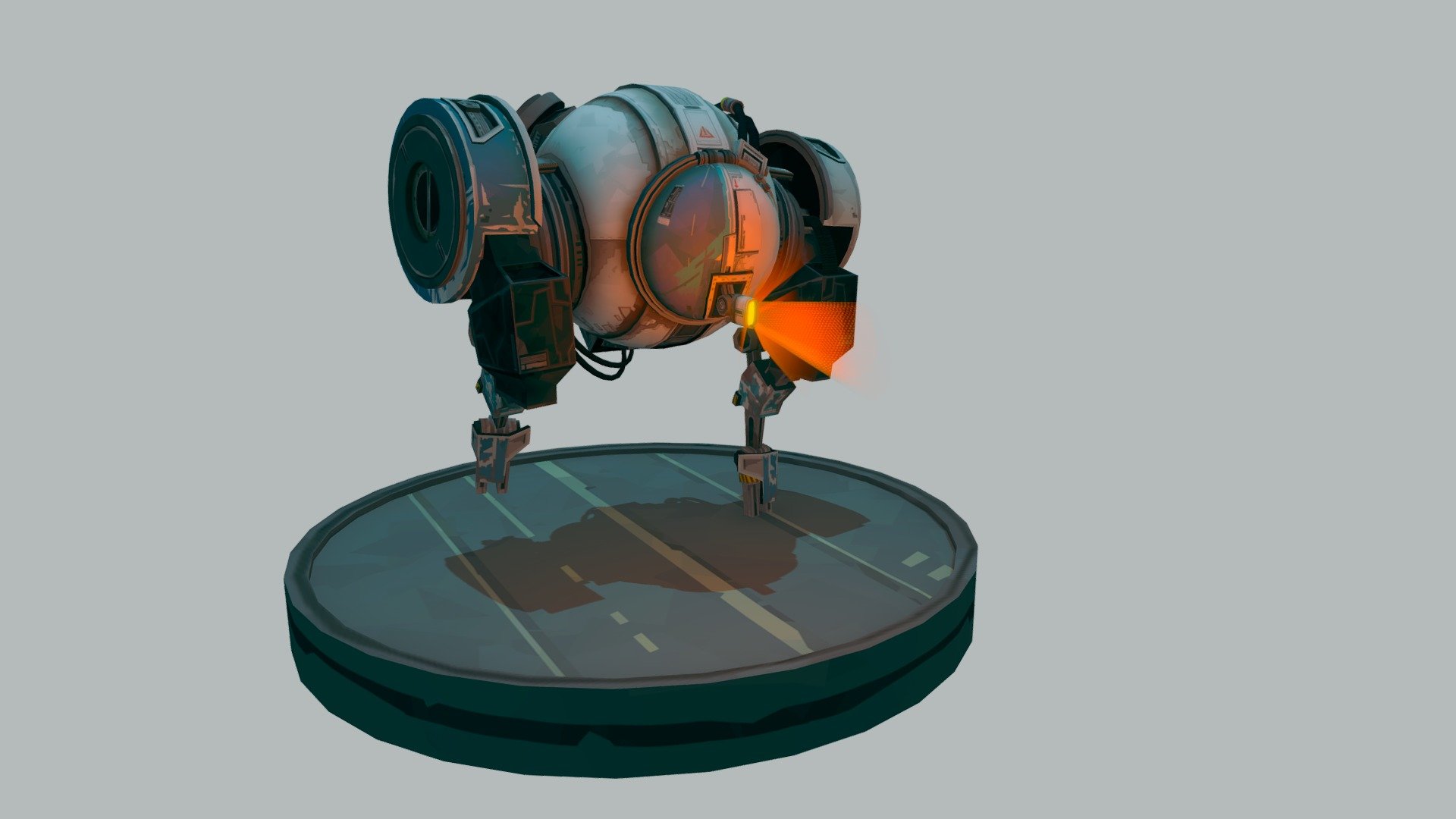Stylized Mech - 3D model by Angus Jewkes (@angusjewkes) [4336a8a ...