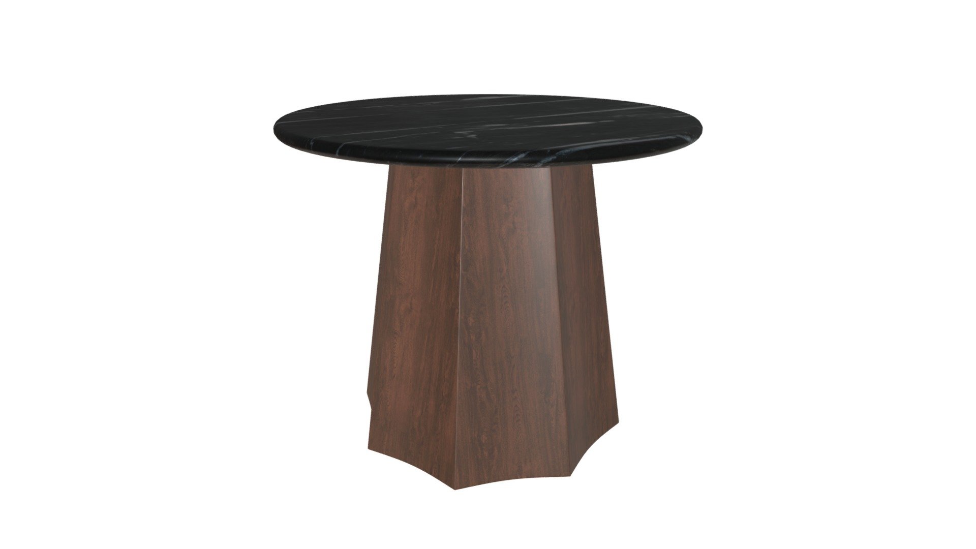Aipe Accent Table Black & Brown - 110250 - Buy Royalty Free 3D model by ...