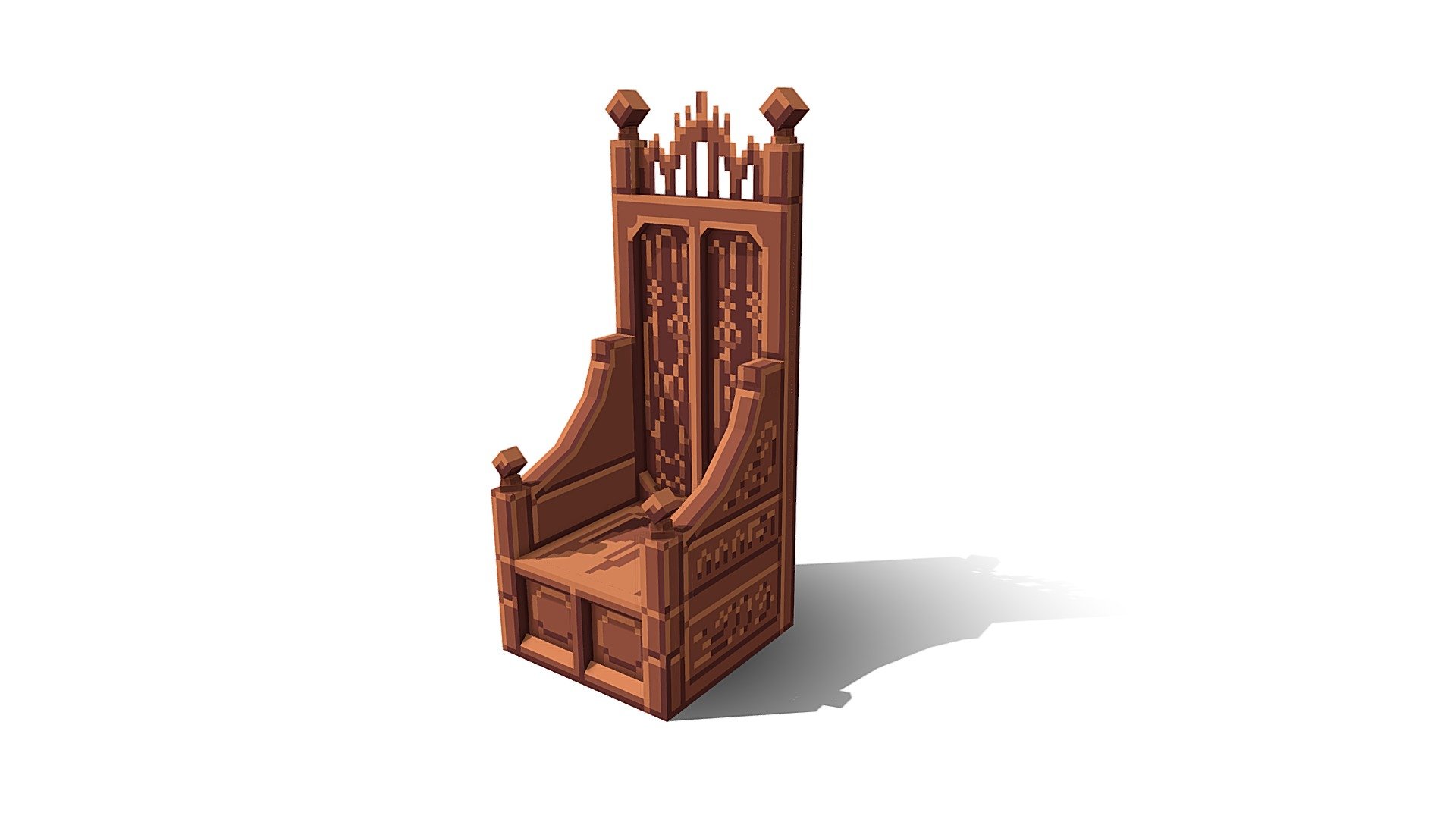 Medieval chair - 3D model by Hongddi (@Hongddibro) [4339fc1] - Sketchfab