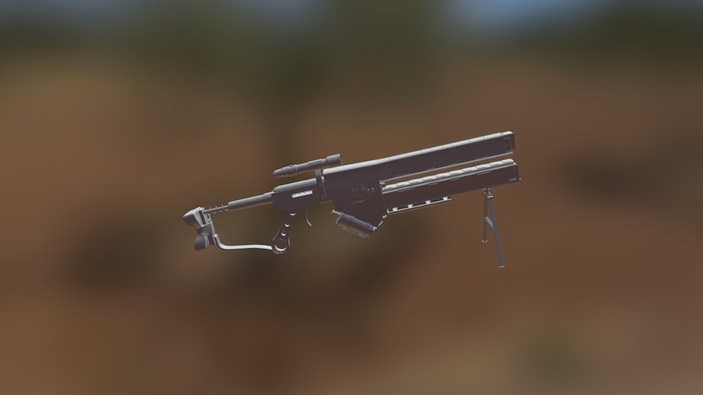 Makeshift Railgun - 3D model by JonasMedhus [433a3f0] - Sketchfab